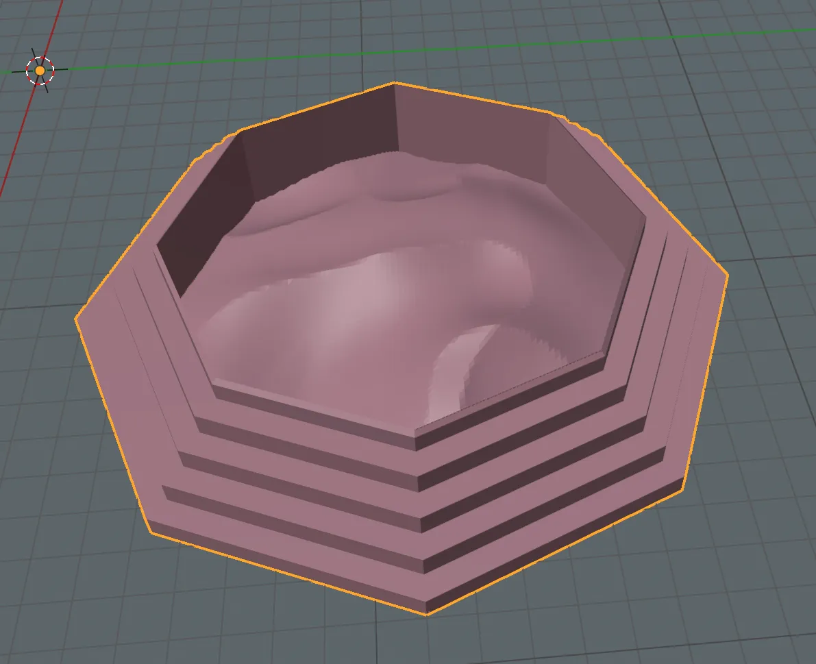 Free Props & Terrain STL Download - Octagon Steps Duneby TeamV3D