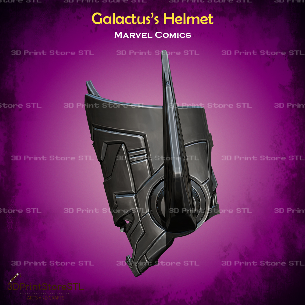 Galactus Helmet Cosplay Marvel Comics - STL File | 3D models download ...