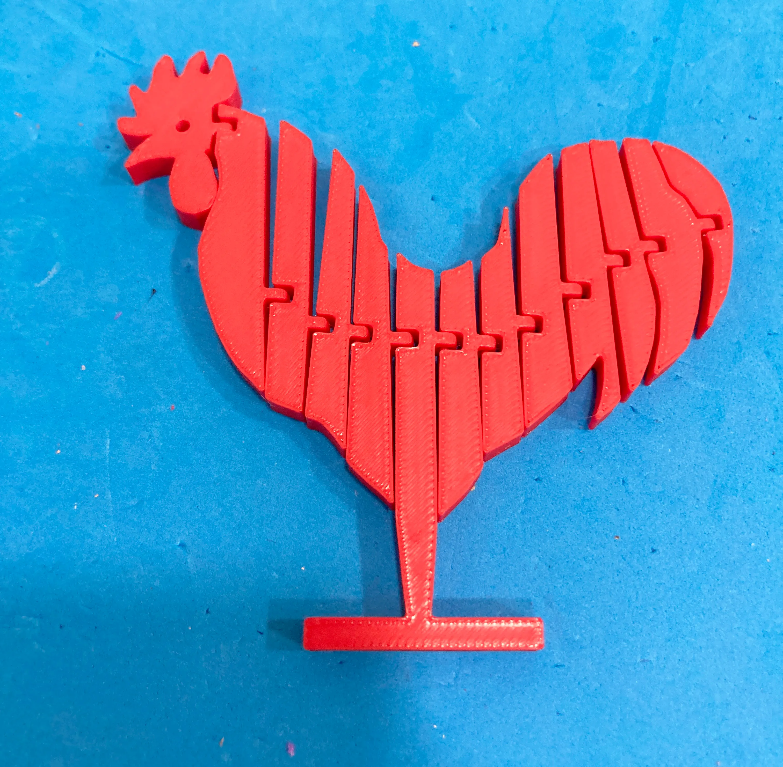 Other STL Download - ARTICULATED CHICKEN / GALLO ARTICULADOby Franchescor