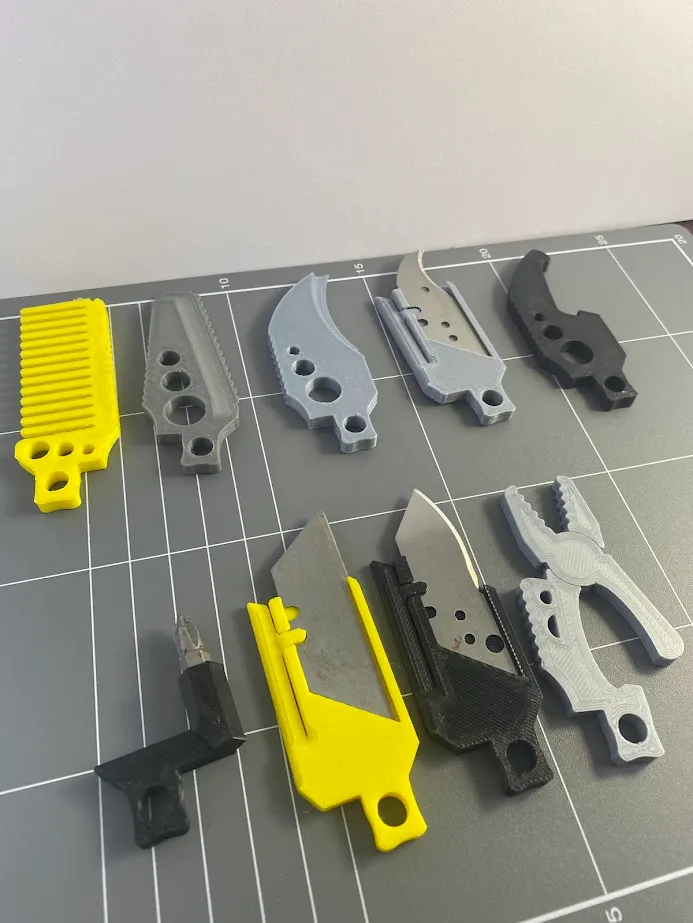 FOLDX Maker- Foldable Multi-Tool - Double/triple tool holder | 3D ...