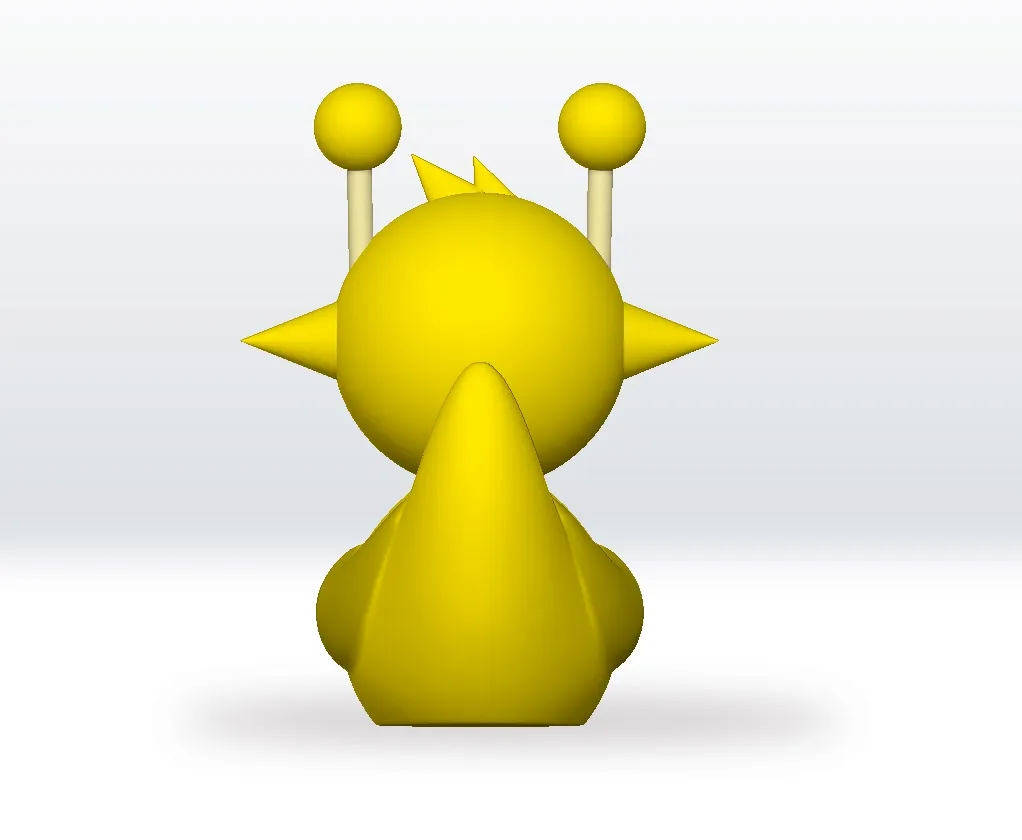 Characters & Creatures STL Download - Sprunki Yellow Duck STL file ...