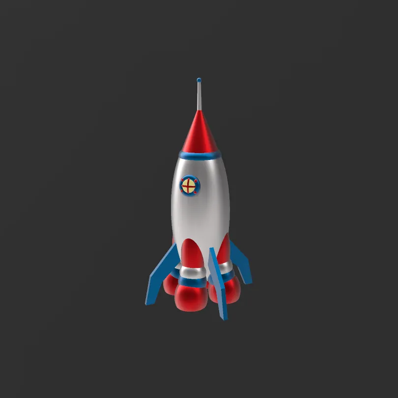 Simple rocket | 3D models download | Creality Cloud
