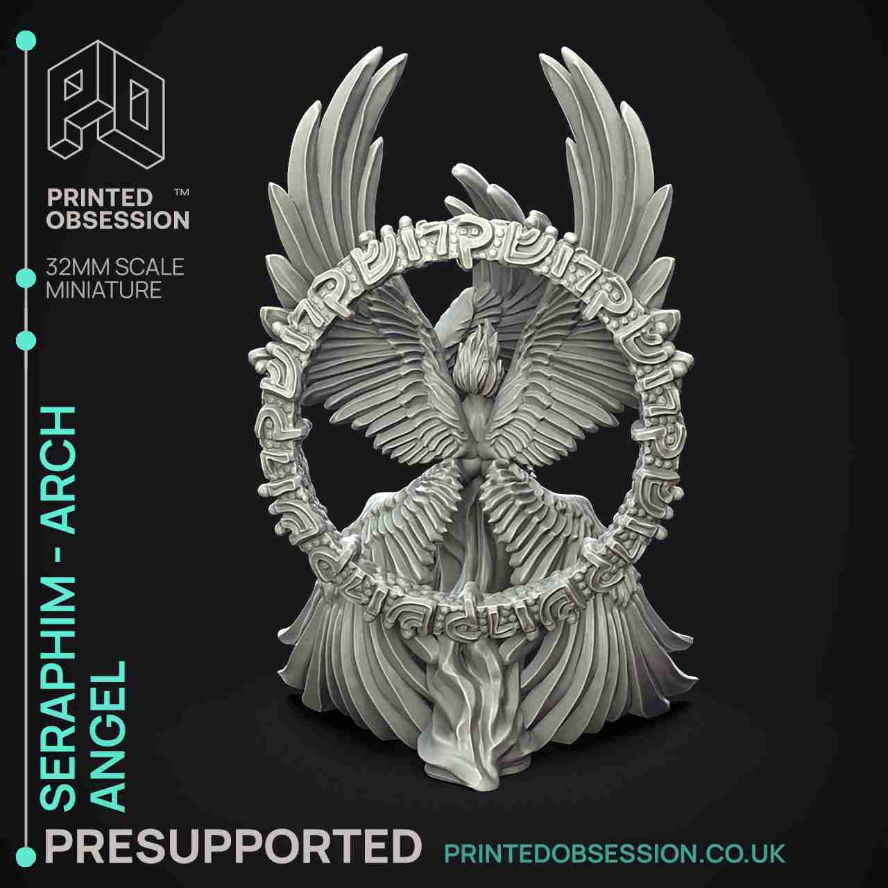 Seraphim - Arch Angel - PRESUPPORTED - 32mm Scale | 3D models download ...