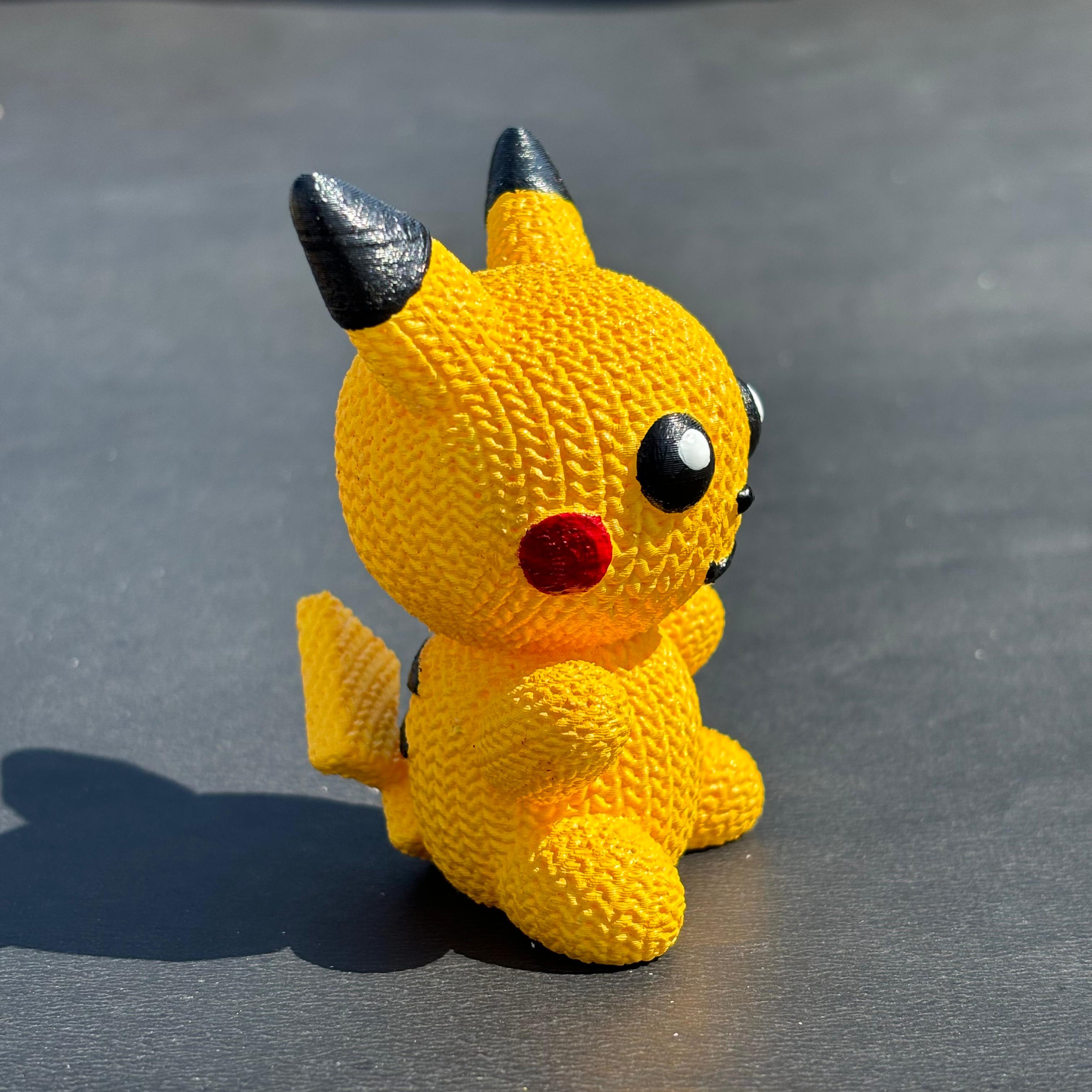 Knitted Pikachu | 3D models download | Creality Cloud