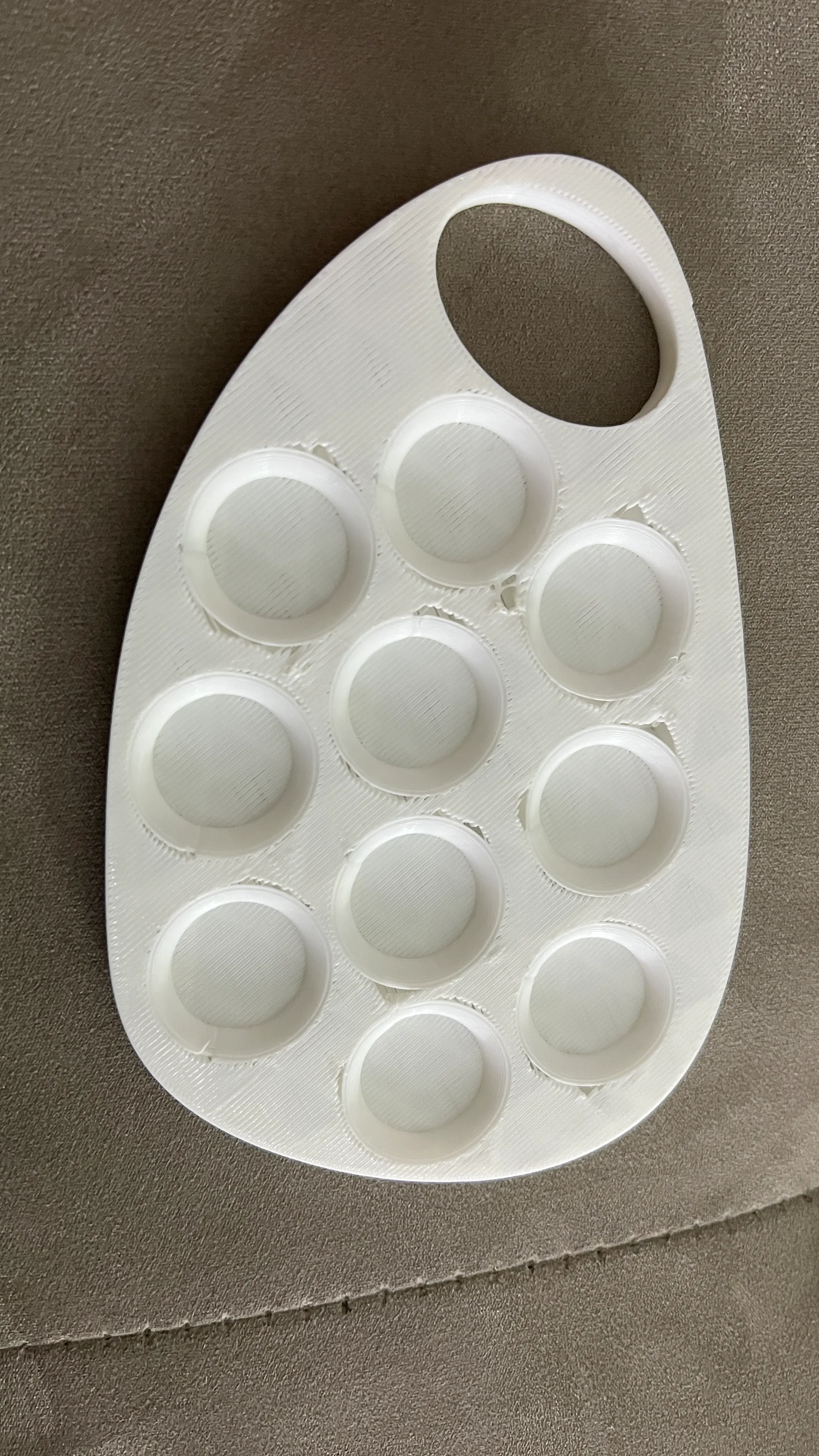 Free Digital Art STL Download - Color Mixing Trayby Nadest