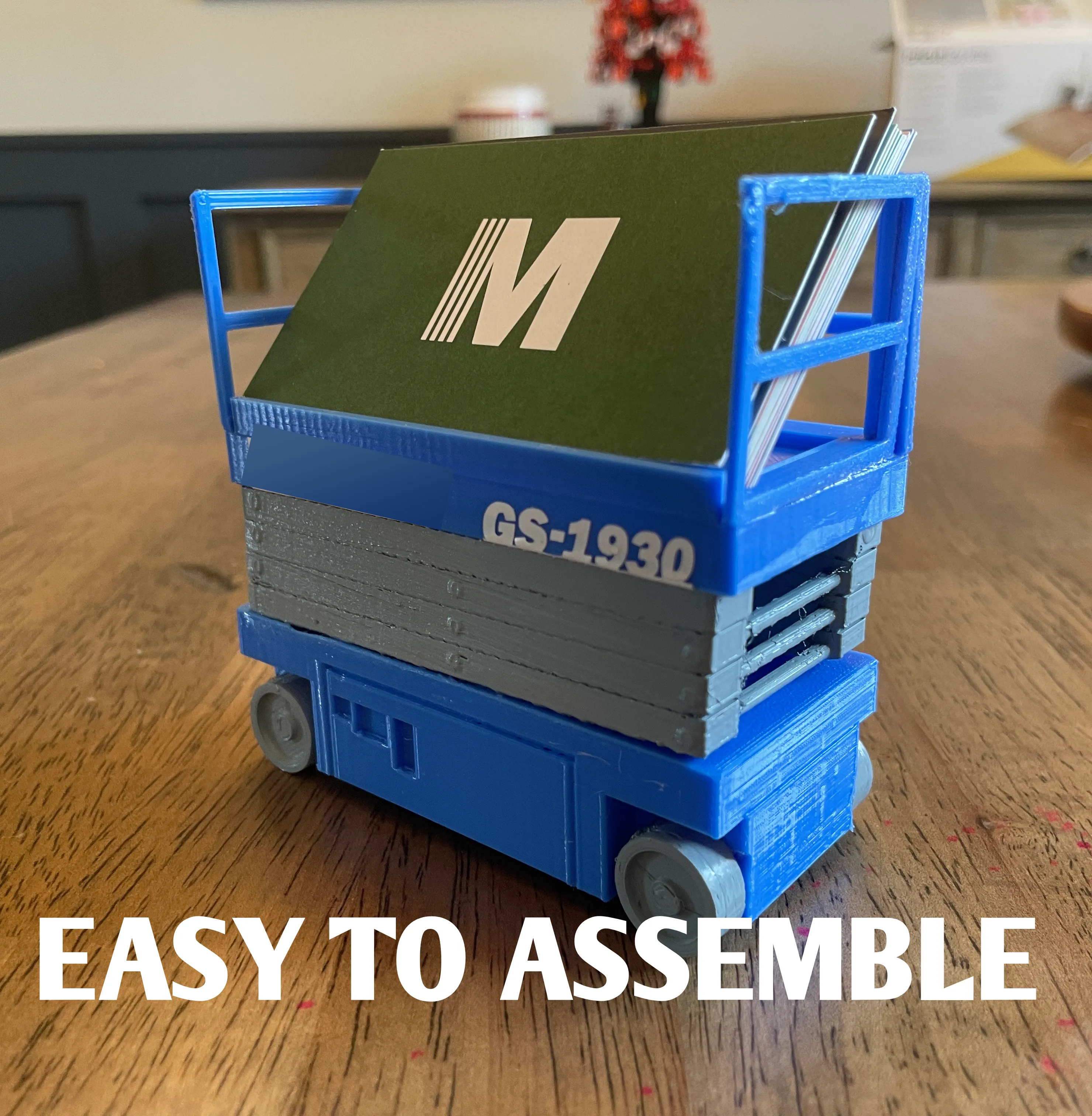 3D Printer Files | 3MF File | Scissor Lift Business Card Holder ...