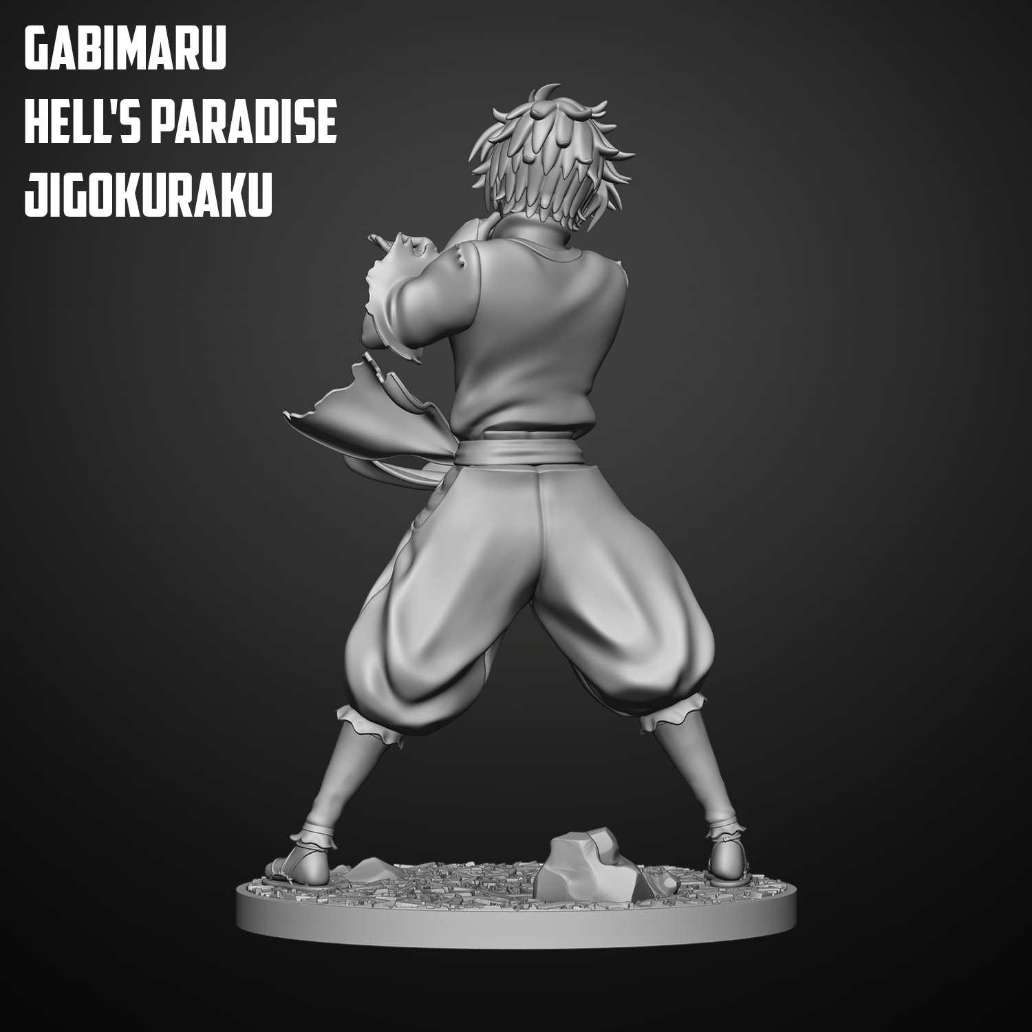Gabimaru / Jigokuraku | 3D models download | Creality Cloud