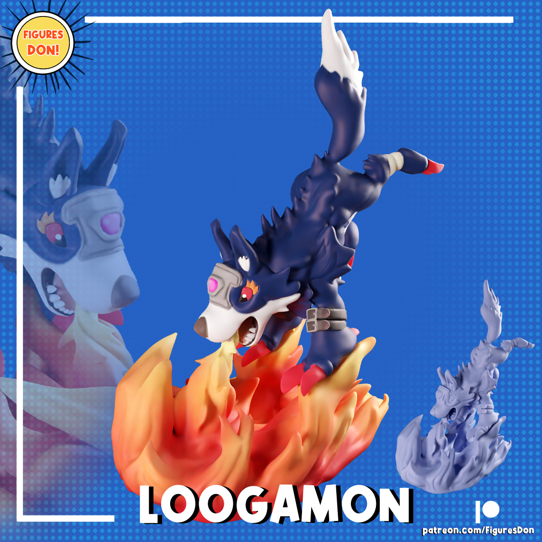 Loogamon - Digimon Seekers | 3D models download | Creality Cloud