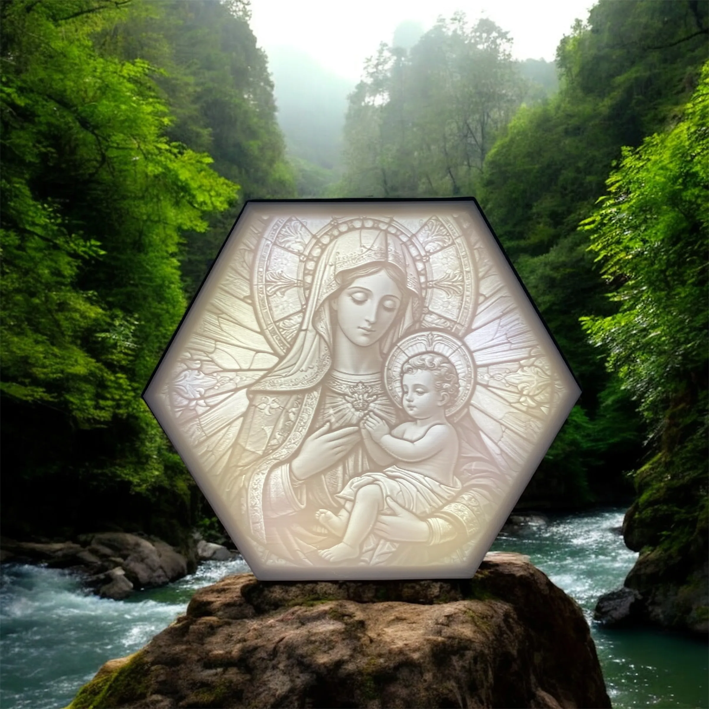 Archivos de impresora 3D | Archivo 3MF | Hexagon Lamp LED RGB - Jesus ...