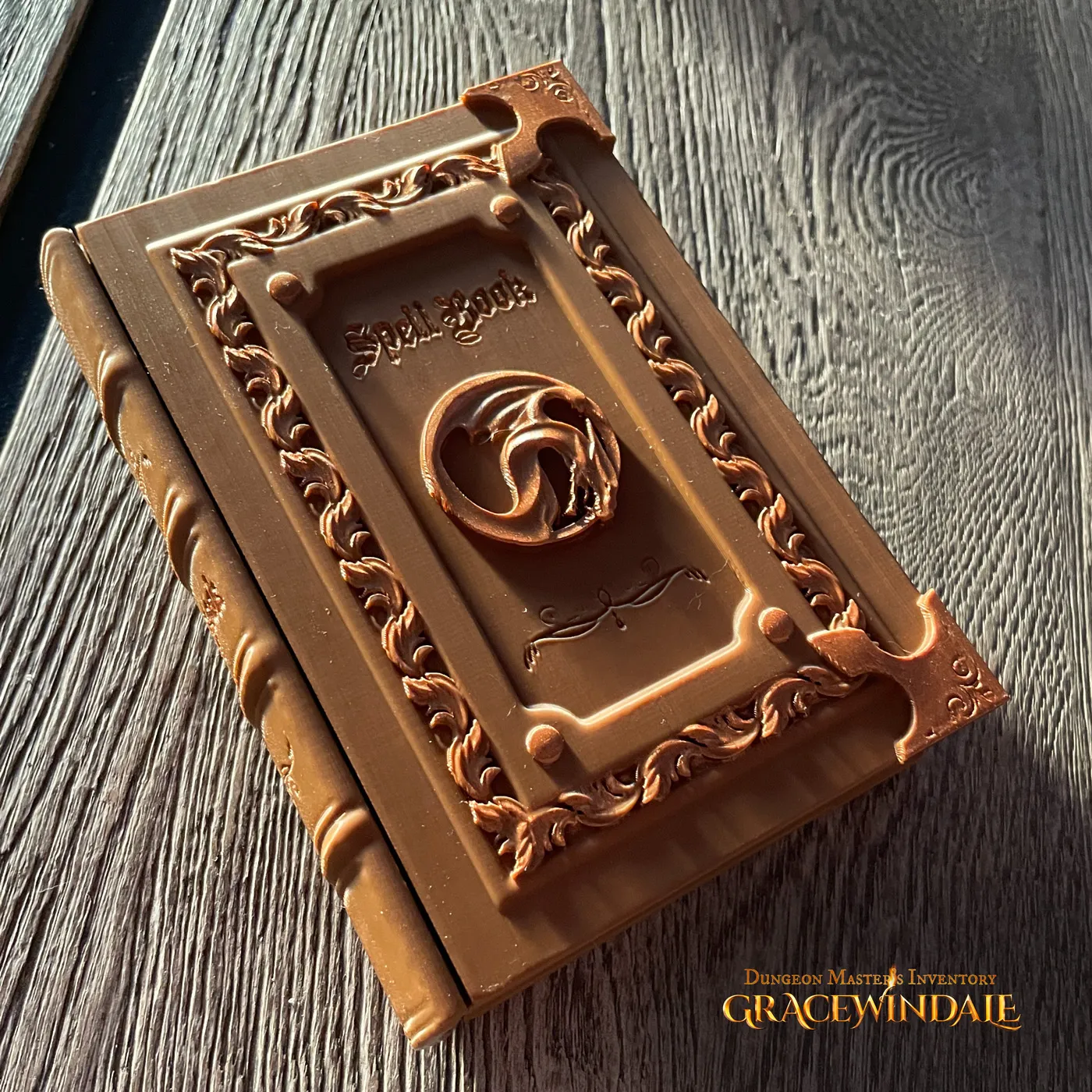 Game Props STL Download - DM Inventory: Spell Bookby Gracewindale