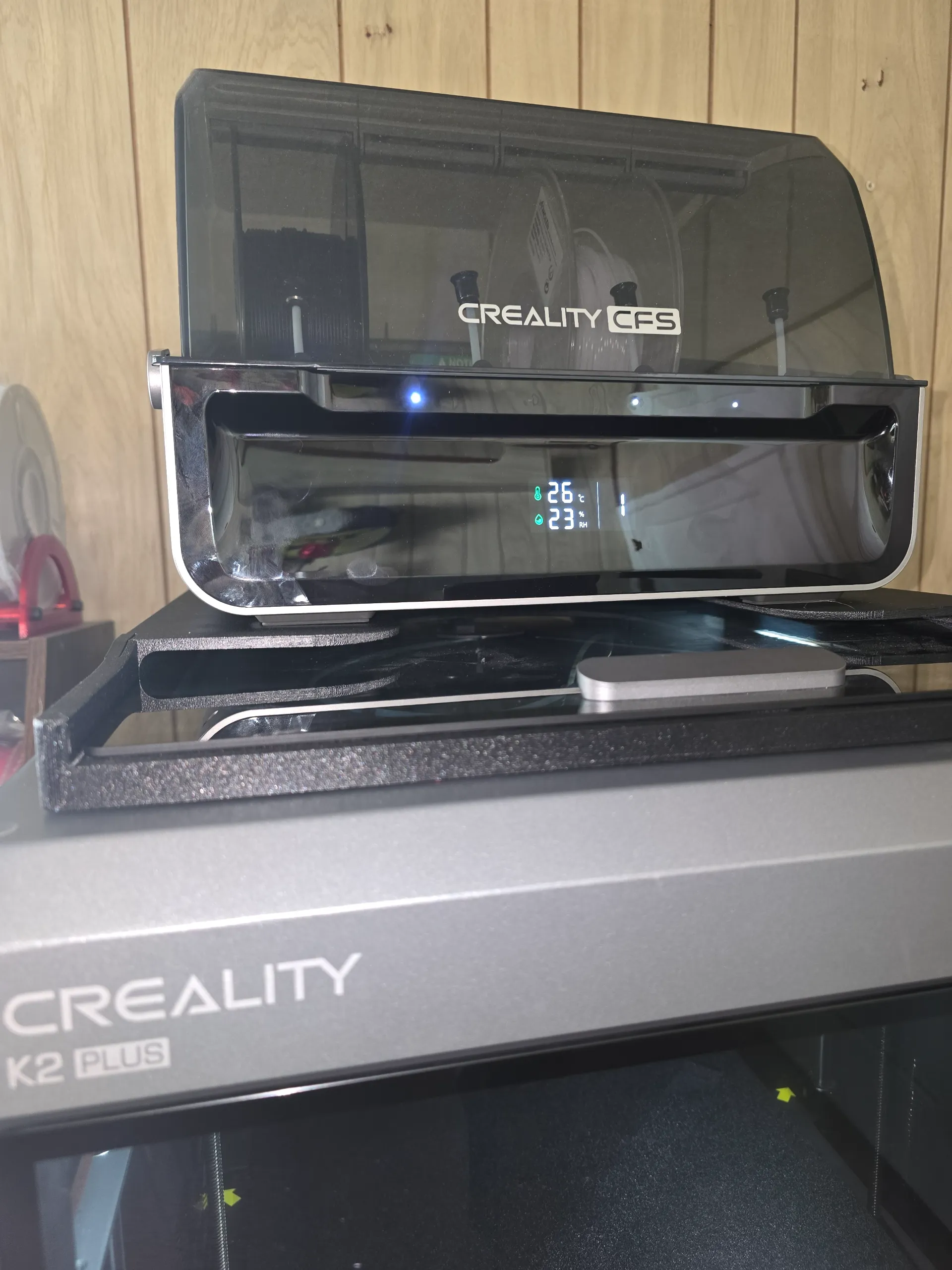 3D Printer Accessories STL Download - K2 plus lid and cfs riserby SpiroA1