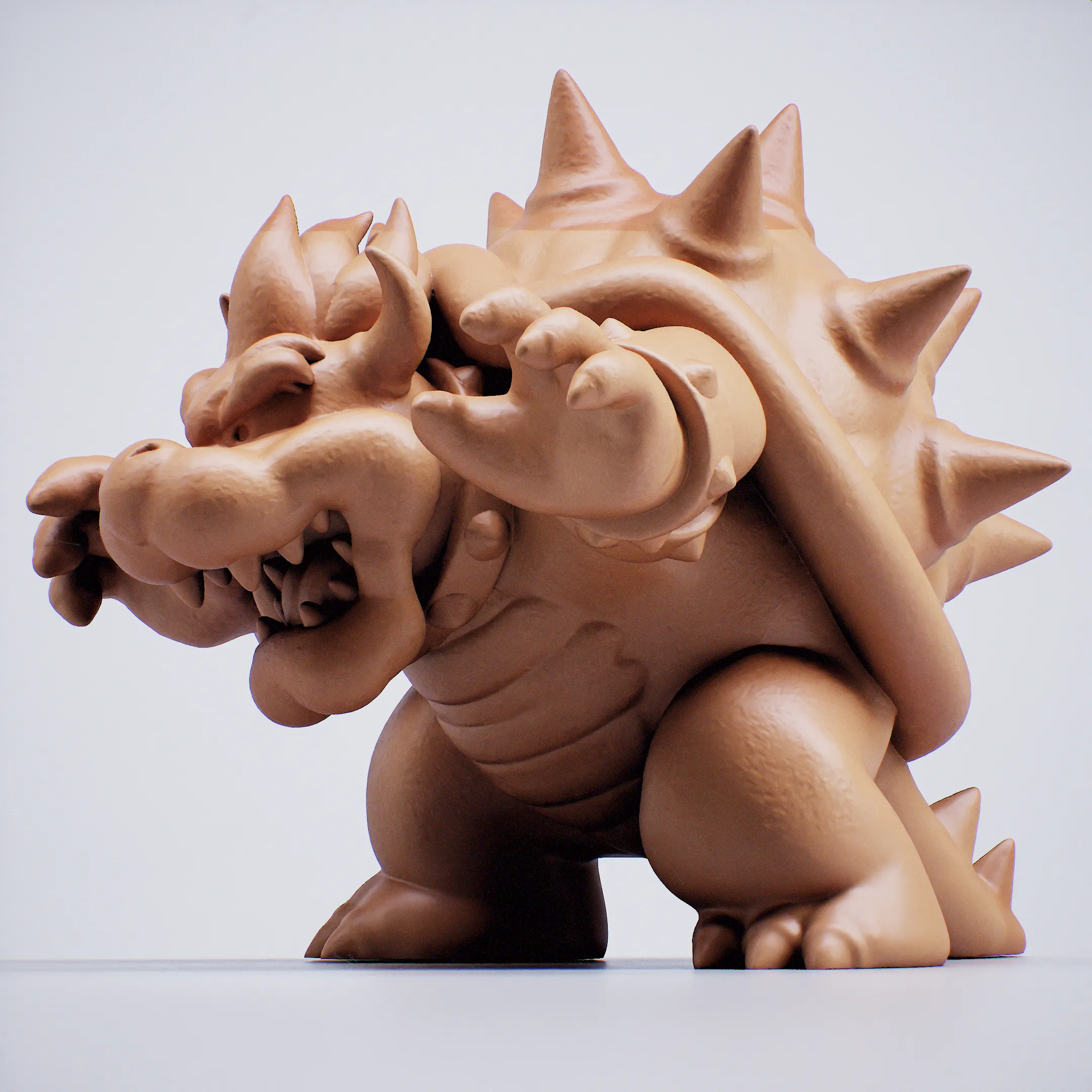 Miniature Games & Accessories STL Download - Clay/Stone Koopa king ...