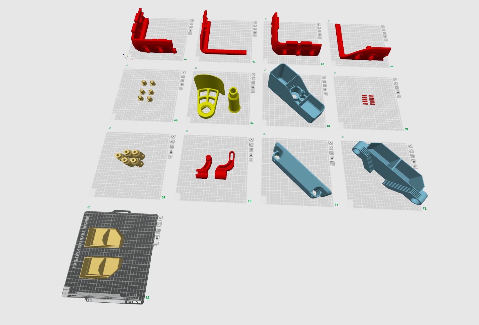 Slim modulair desktop AMS riser Bambu Lab | 3D models download ...
