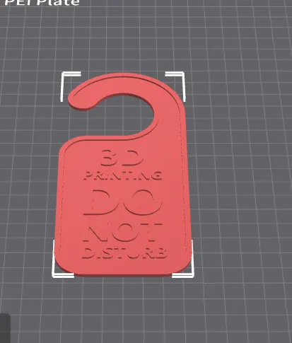 3D Printer Files | 3MF File | Door sign | Creality Cloud