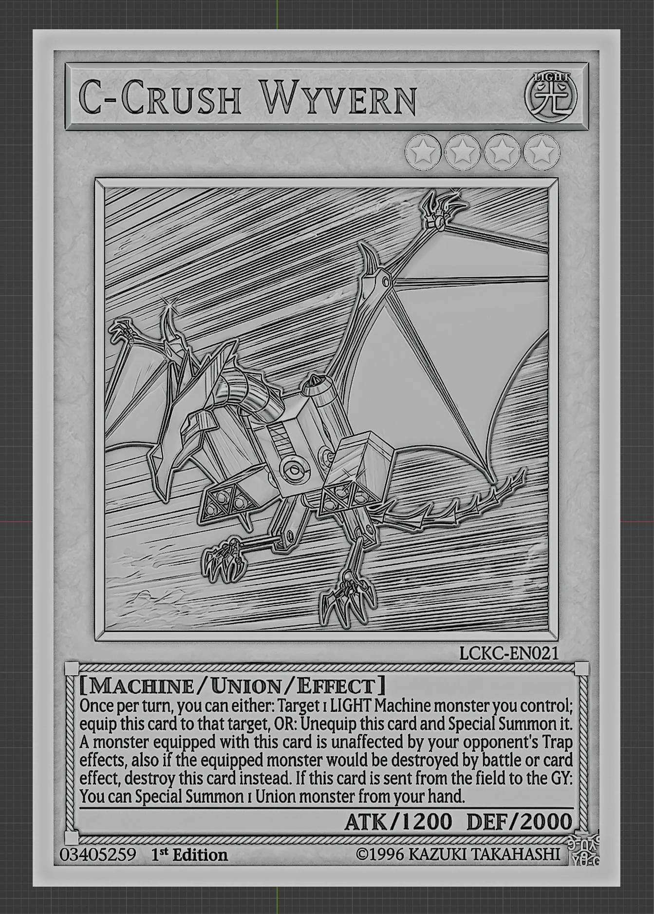 C-CRUSH WYVERN - YU-GI-OH! | 3D models download | Creality Cloud