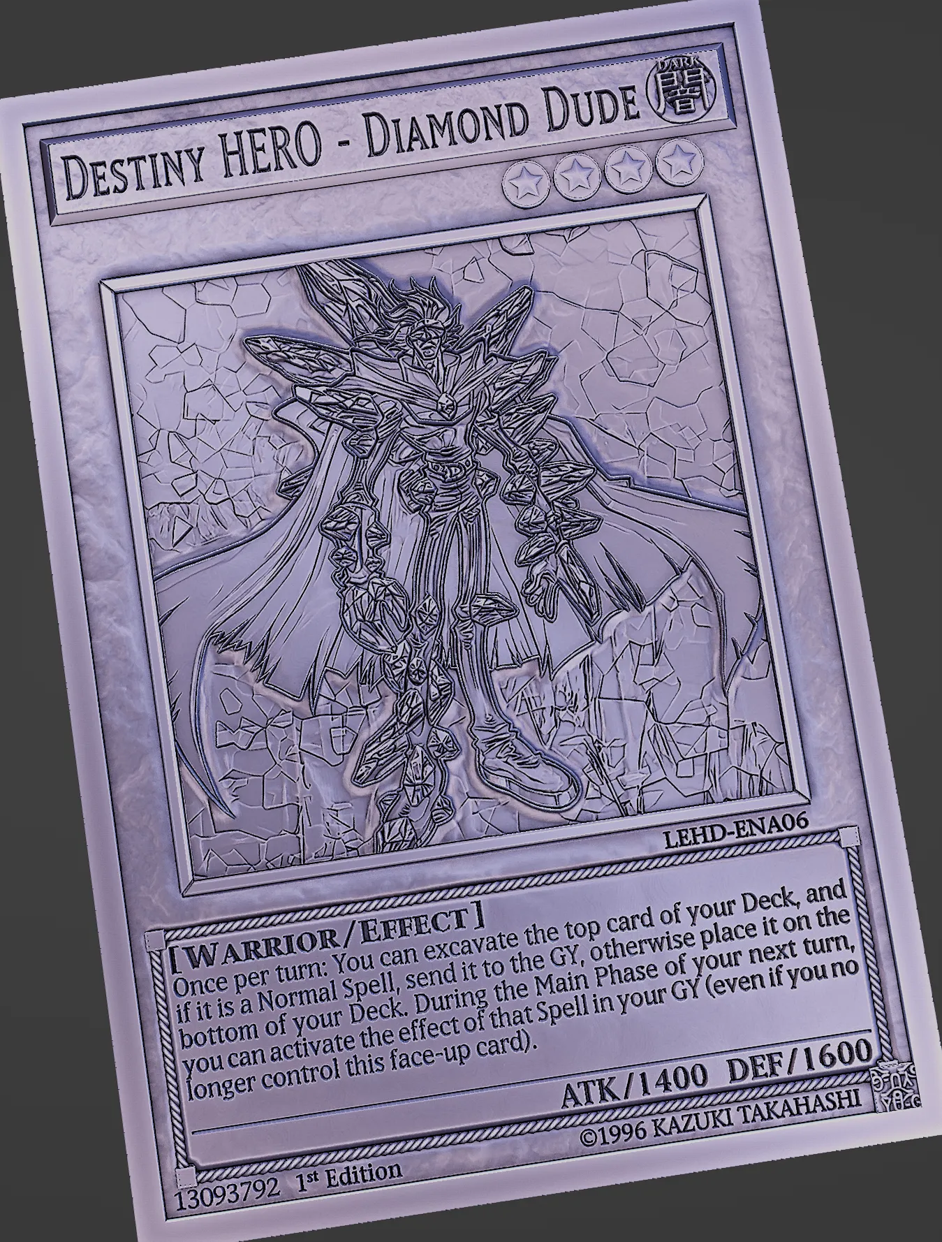 Other STL Download - Destiny HERO - Diamond Dude - yu-gi-oh!by Wsonuchiha3D