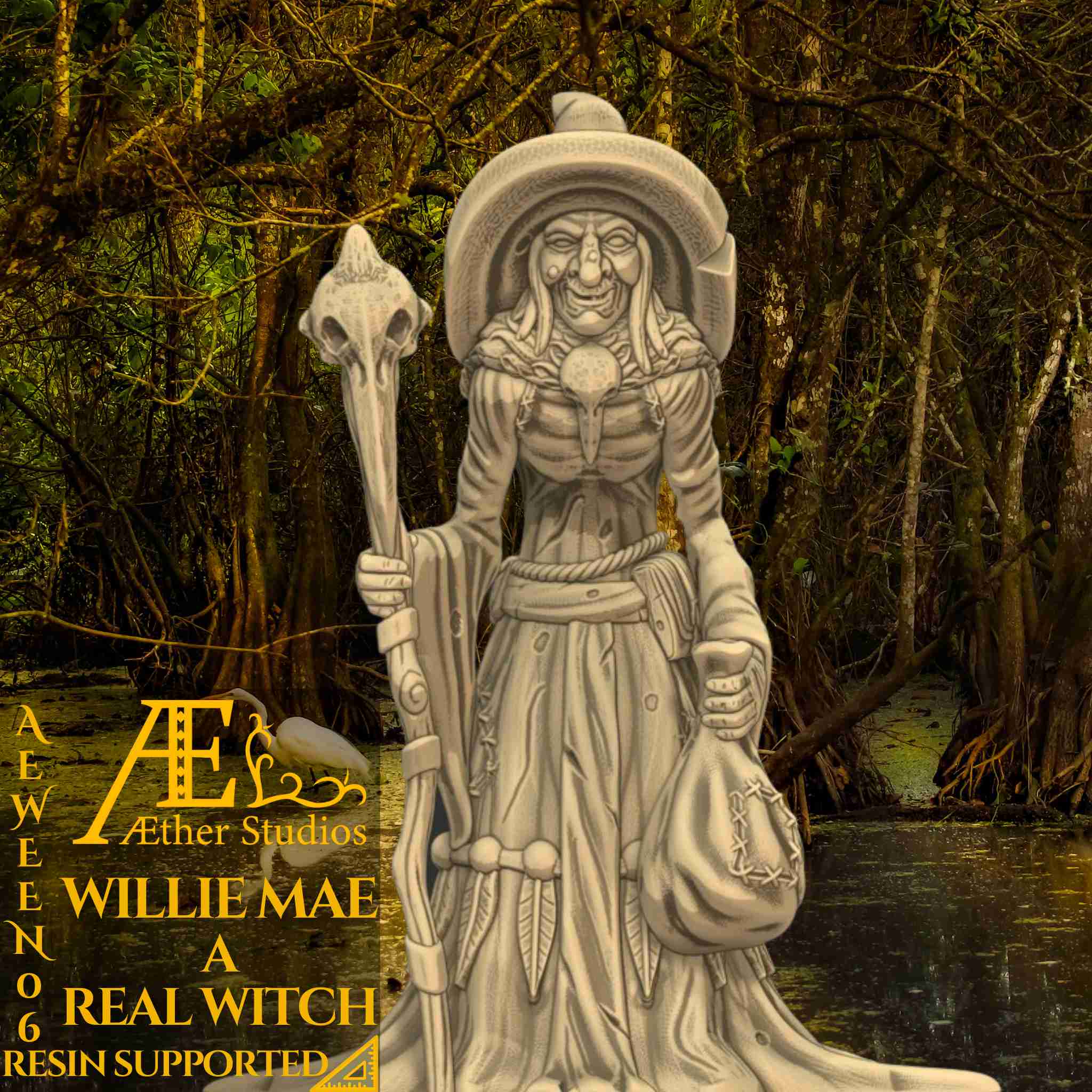 AEWEEN06 - Willie Mae, A Real Witch | 3D models download | Creality Cloud