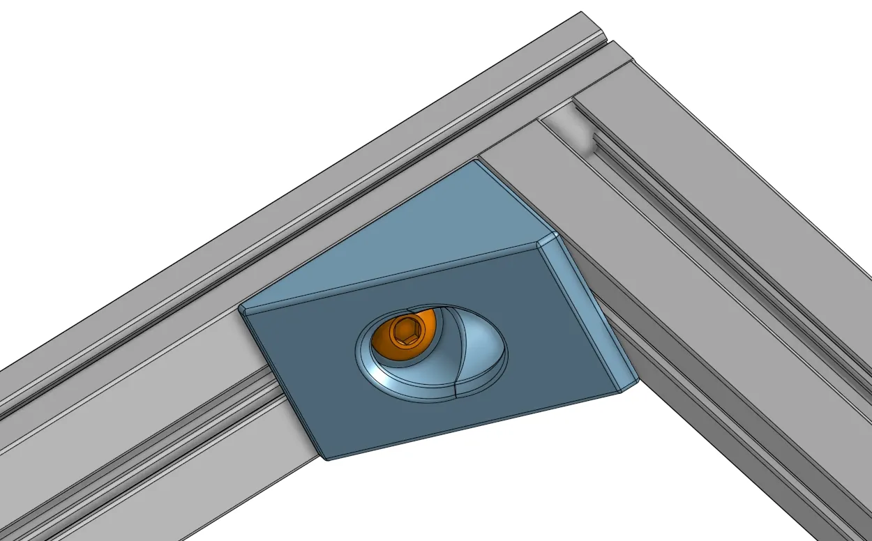 3D Printer Files | 3MF File | 1515 T-Slot Aluminum Profile Corner ...