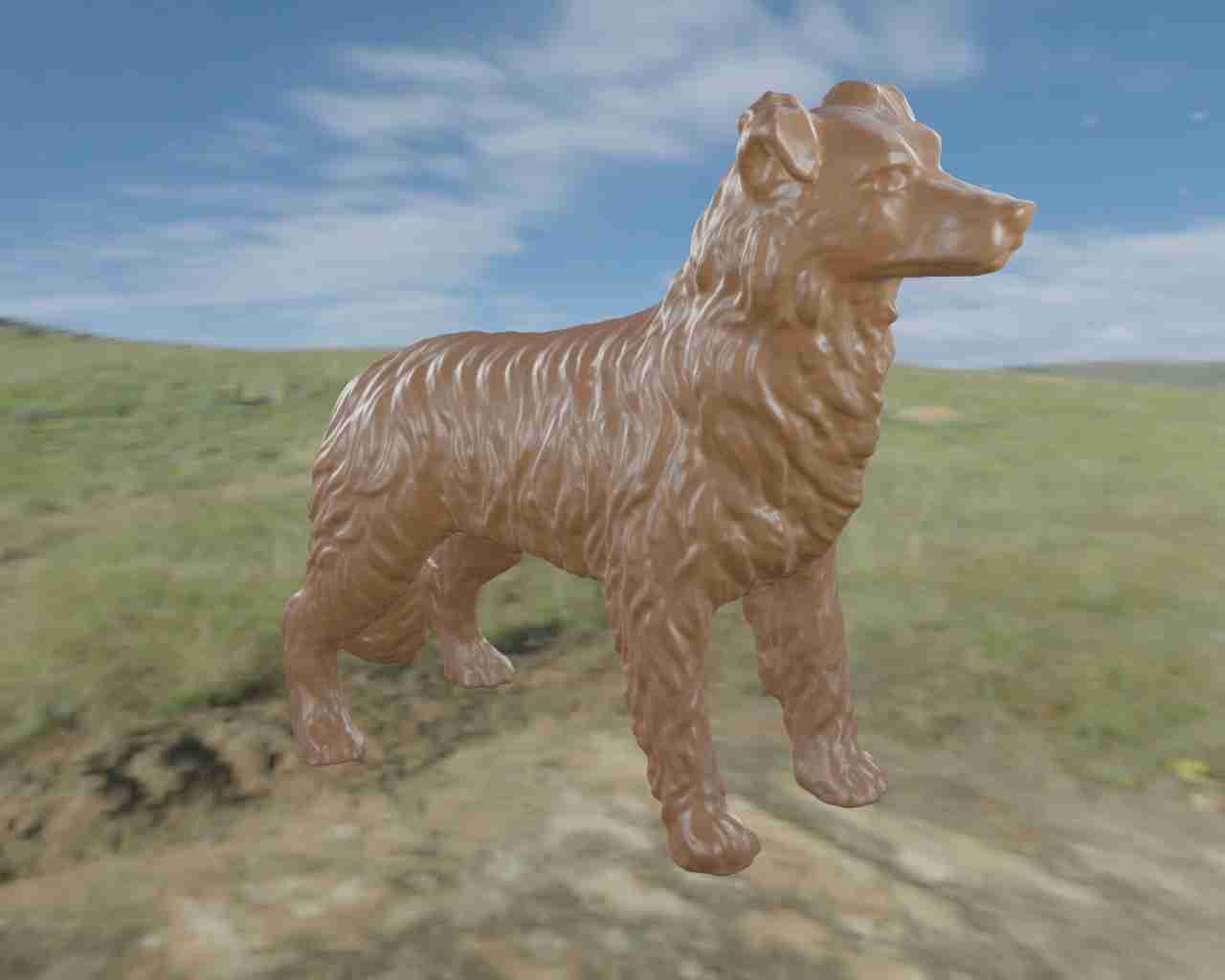 Dog Border Collie | 3D models download | Creality Cloud