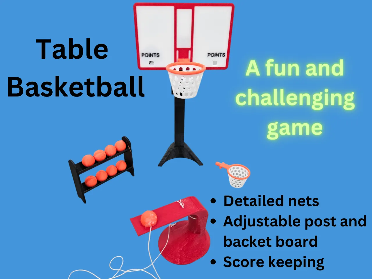 3D Printer Files | 3MF File | TABLE BASKETBALL | Creality Cloud
