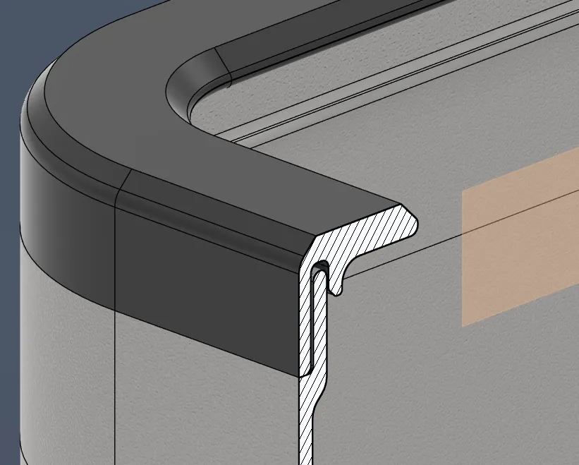 3D Printer Files | 3MF File | Tubby Bin (30x30x35 cm, Bag holder ring ...