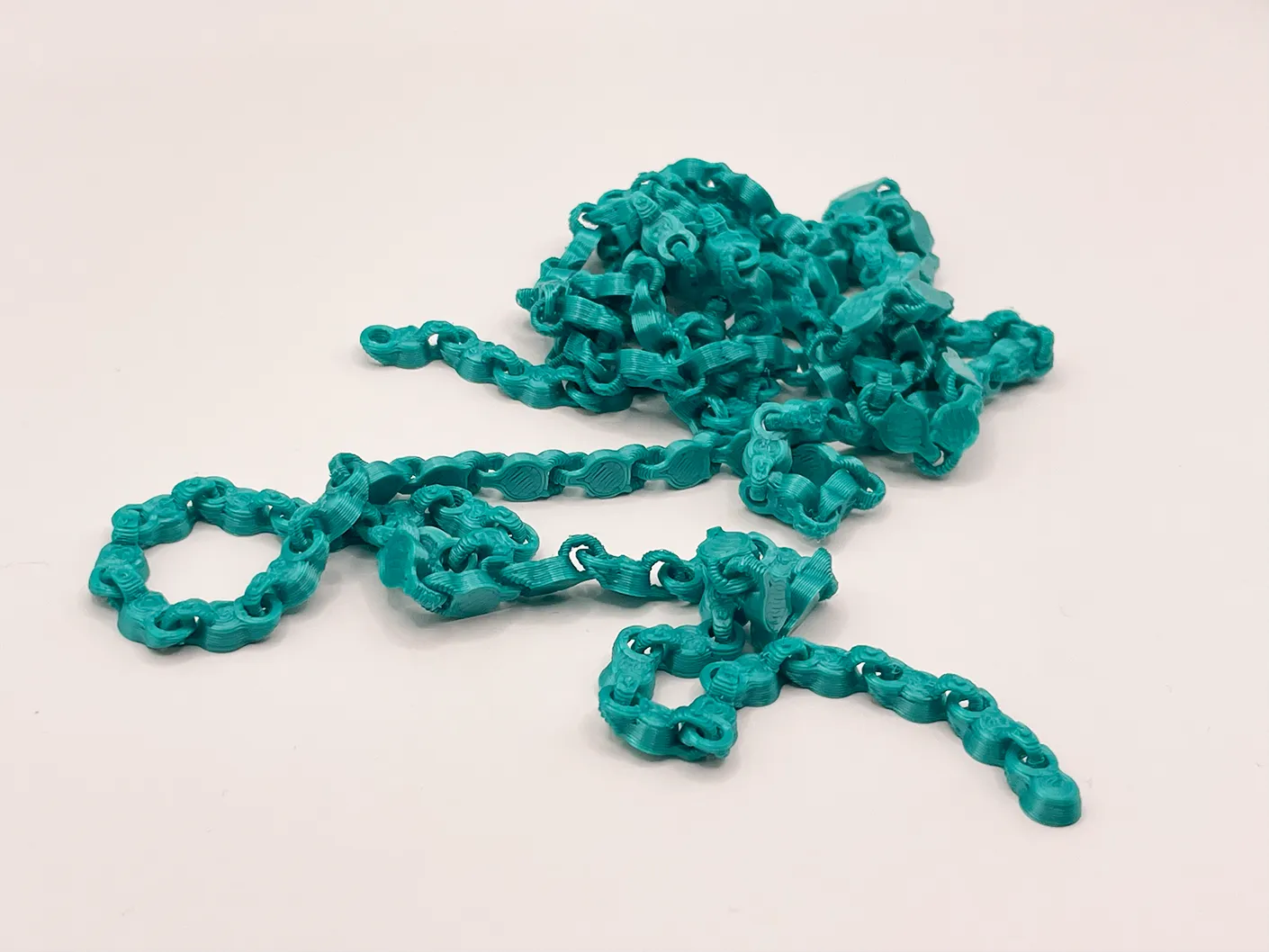 3D Printer Files | 3MF File | Flexi Fidget Chain - 155cm | Creality Cloud