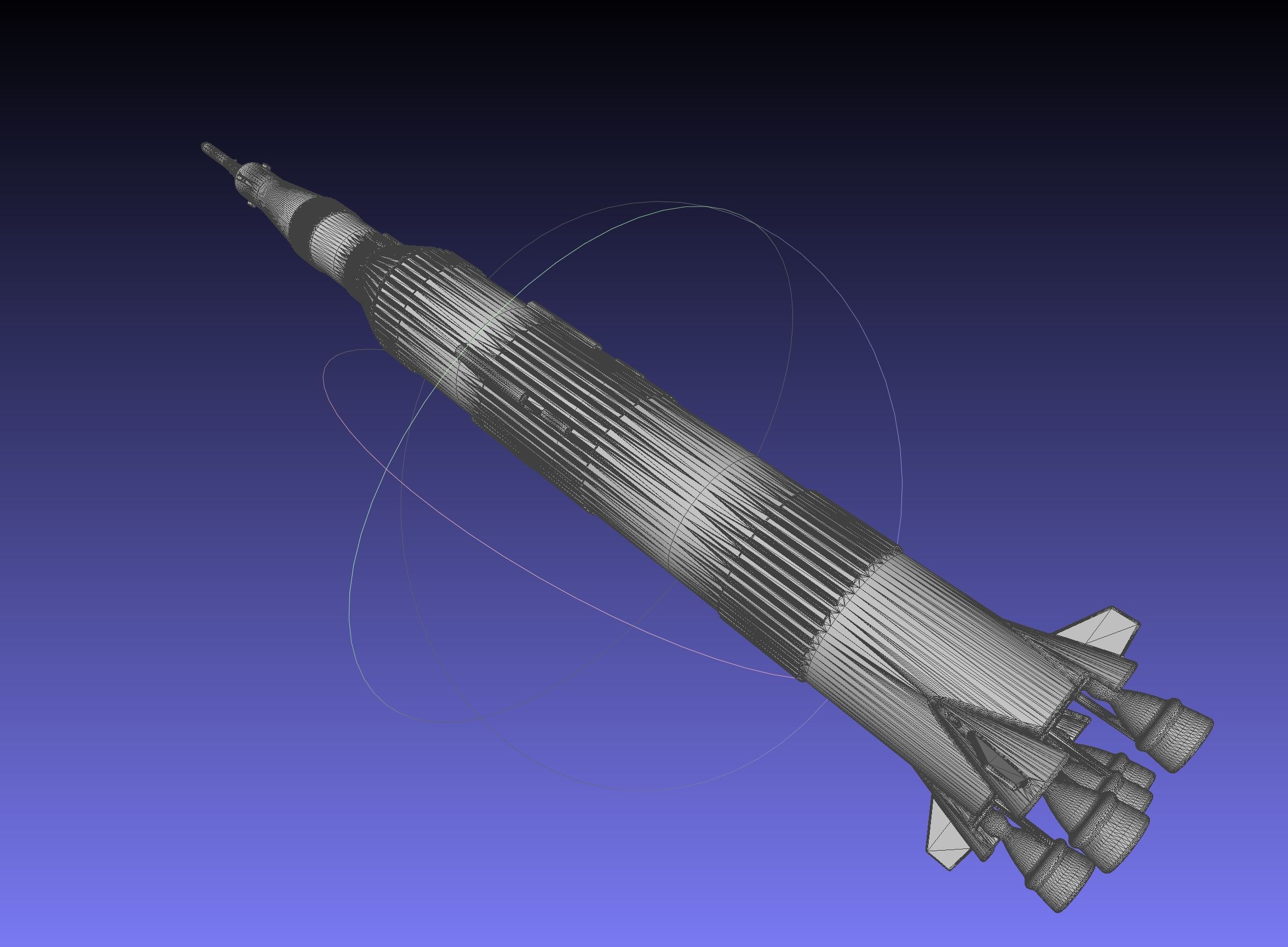 Saturn V Basic Miniature | 3D models download | Creality Cloud