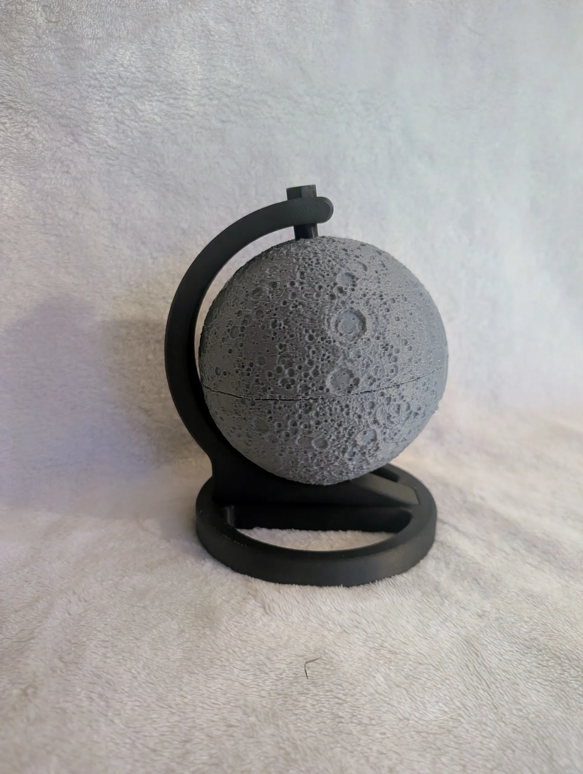 3D Printer Files | 3MF File | Moon Topographic Globe, made using real ...