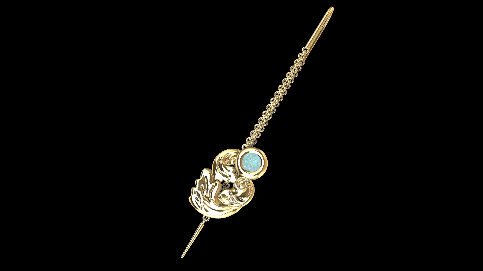 Jewelry & Accessories STL Download - Thread And Needle Earringsby ...