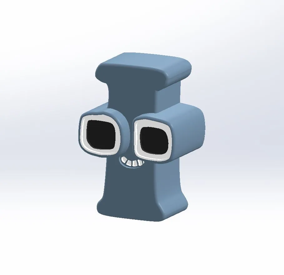 3D Printer Files | 3MF File | I letter Alphabet Lore | Creality Cloud