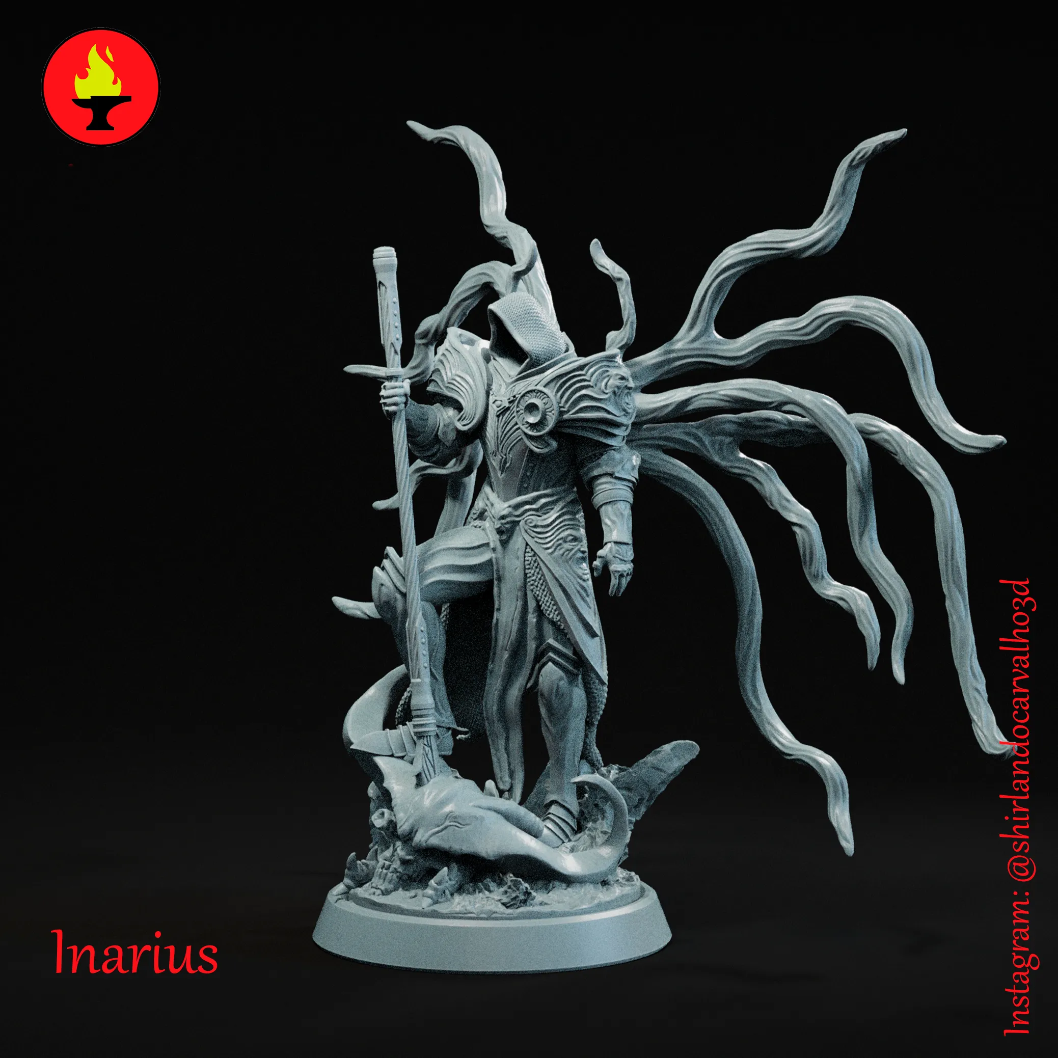 Characters & Creatures STL Download - Inarius The Fatherby Evil Forge ...