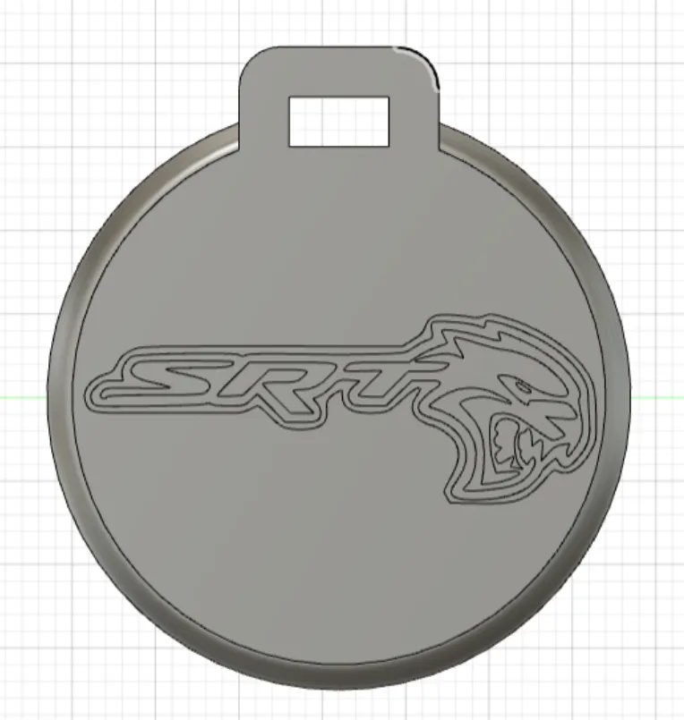 3D Printer Files | 3MF File | Pendentif porte clé Dodge Hellcat / Dodge ...