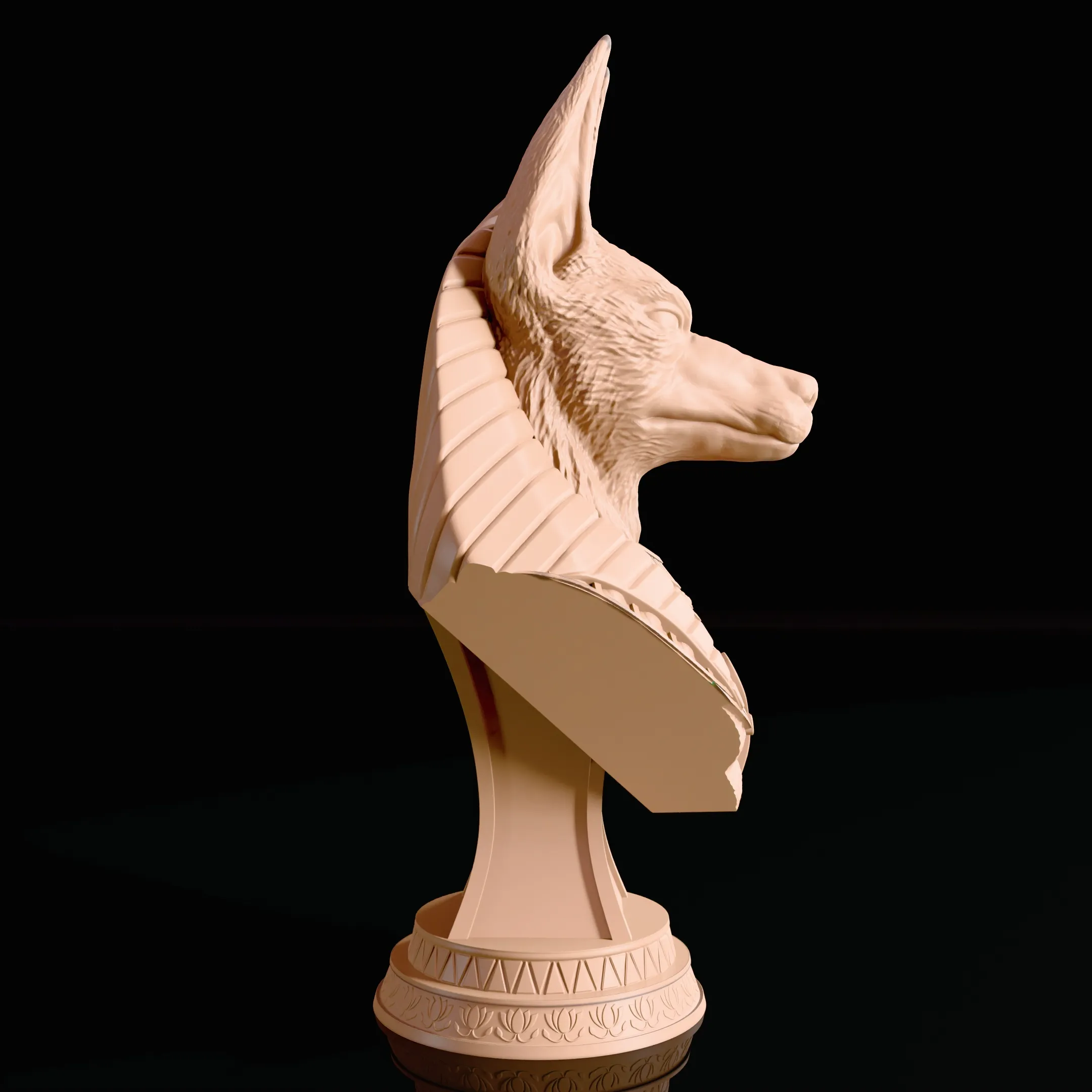 3D Printer Files | 3MF File | Anubis Bust | Creality Cloud