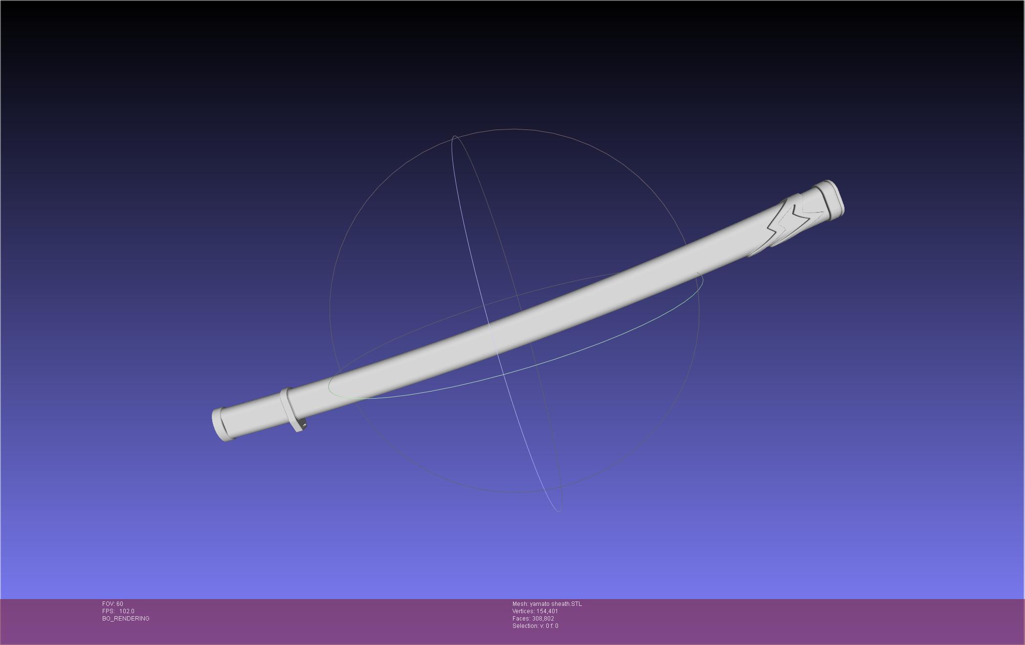 Devil May Cry 3 Yamato Sword and Sheath | 3D models download | Creality ...