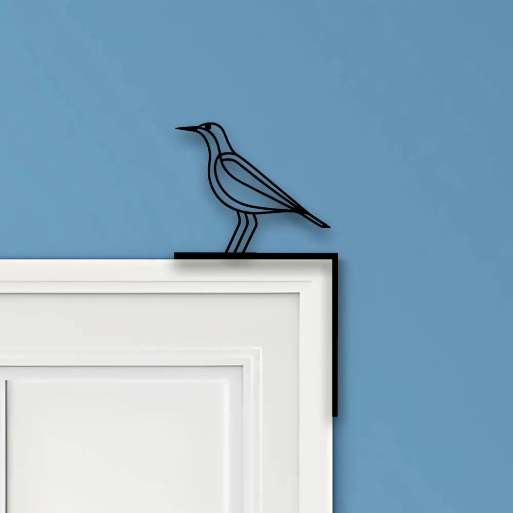 Home Decorations & Ornaments STL Download - Bird Door Corner Decorby OALPO