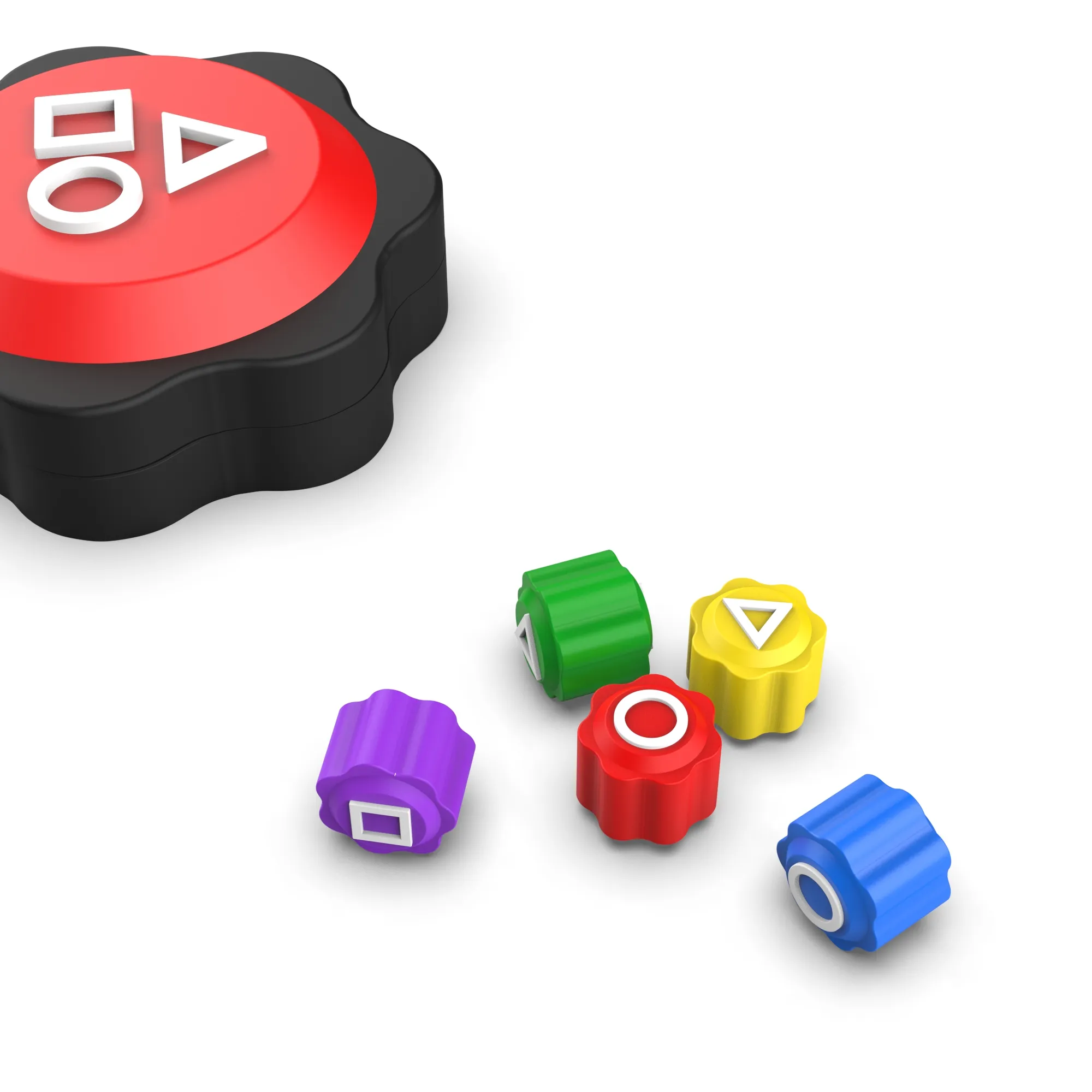 Board Games & Card Games STL Download - Squid Game Style Gonggi Set ...