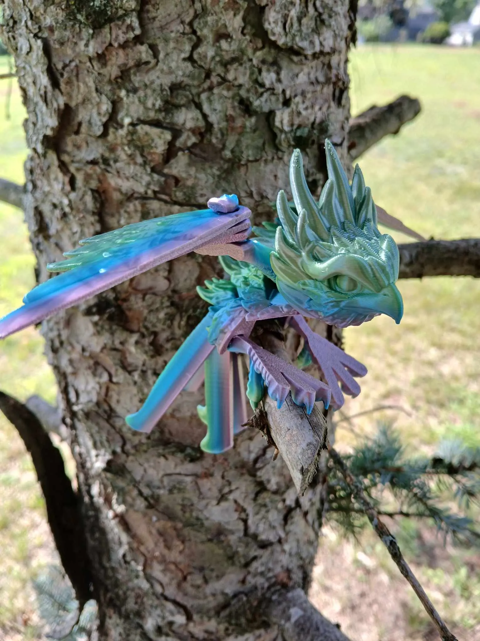 Characters & Creatures STL Download - Phoenix Flexibleby The Dragons Den