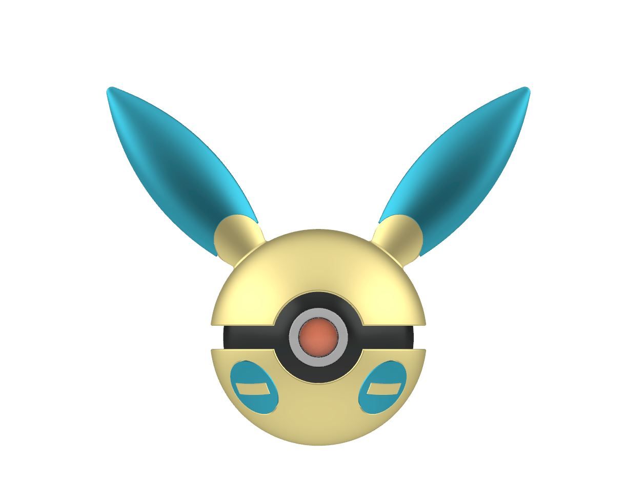 Pokeball 312 Minun | 3D models download | Creality Cloud