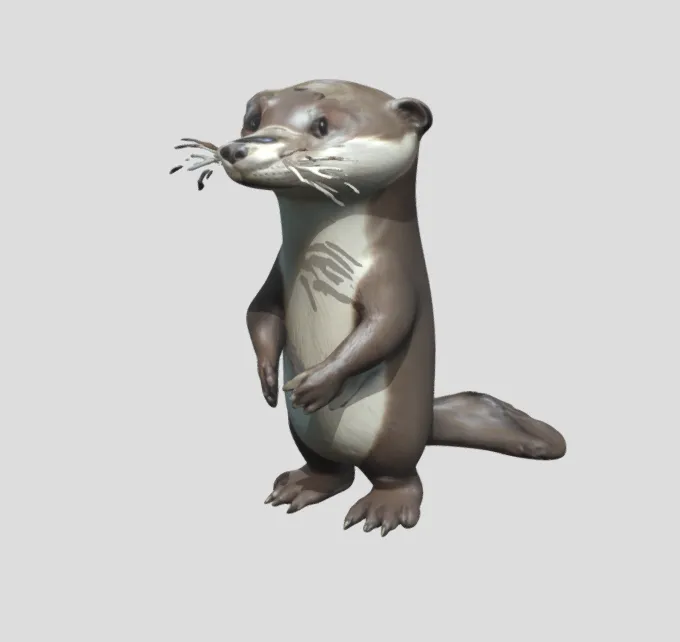 Characters & Creatures STL Download - Cute Otterby neagww