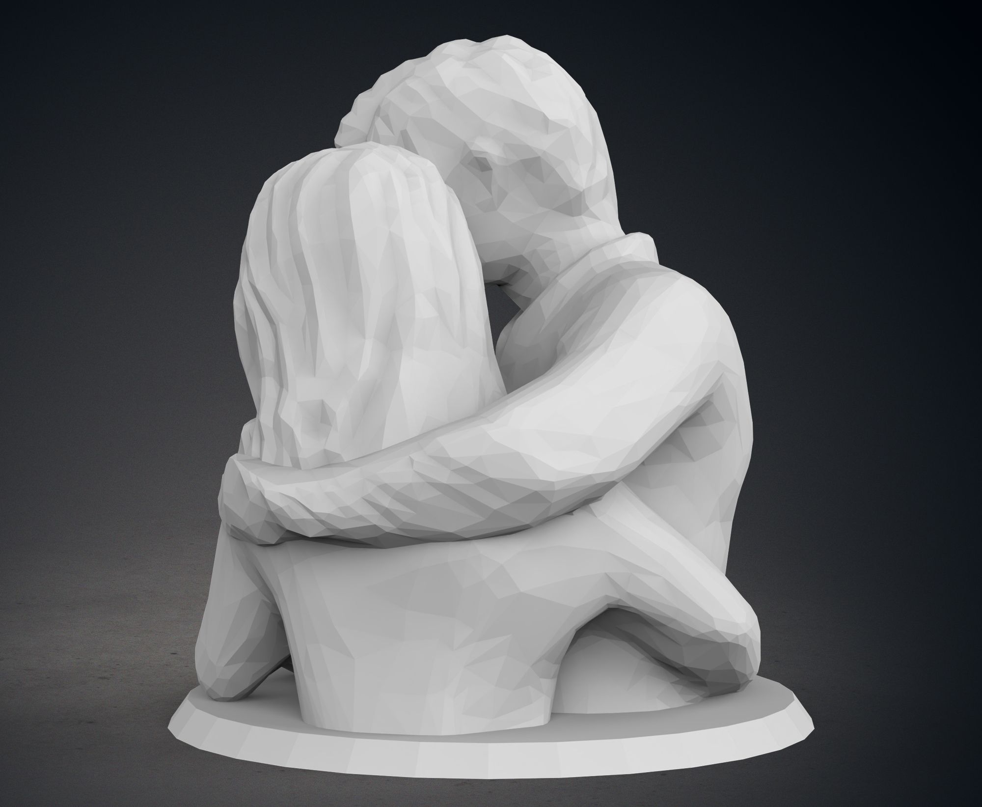 BLESSED FAMILY LOW POLY STATUE | 3D models download | Creality Cloud