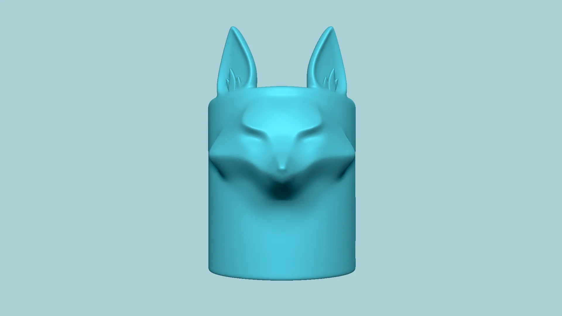 Other STL Download - Fox Mug A03 - Furry Anime Animal Creative Cupby ...