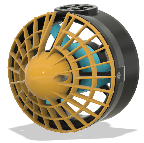 Thruster Weed Guard for Blue Robotics T200 Thruster | 3D models ...