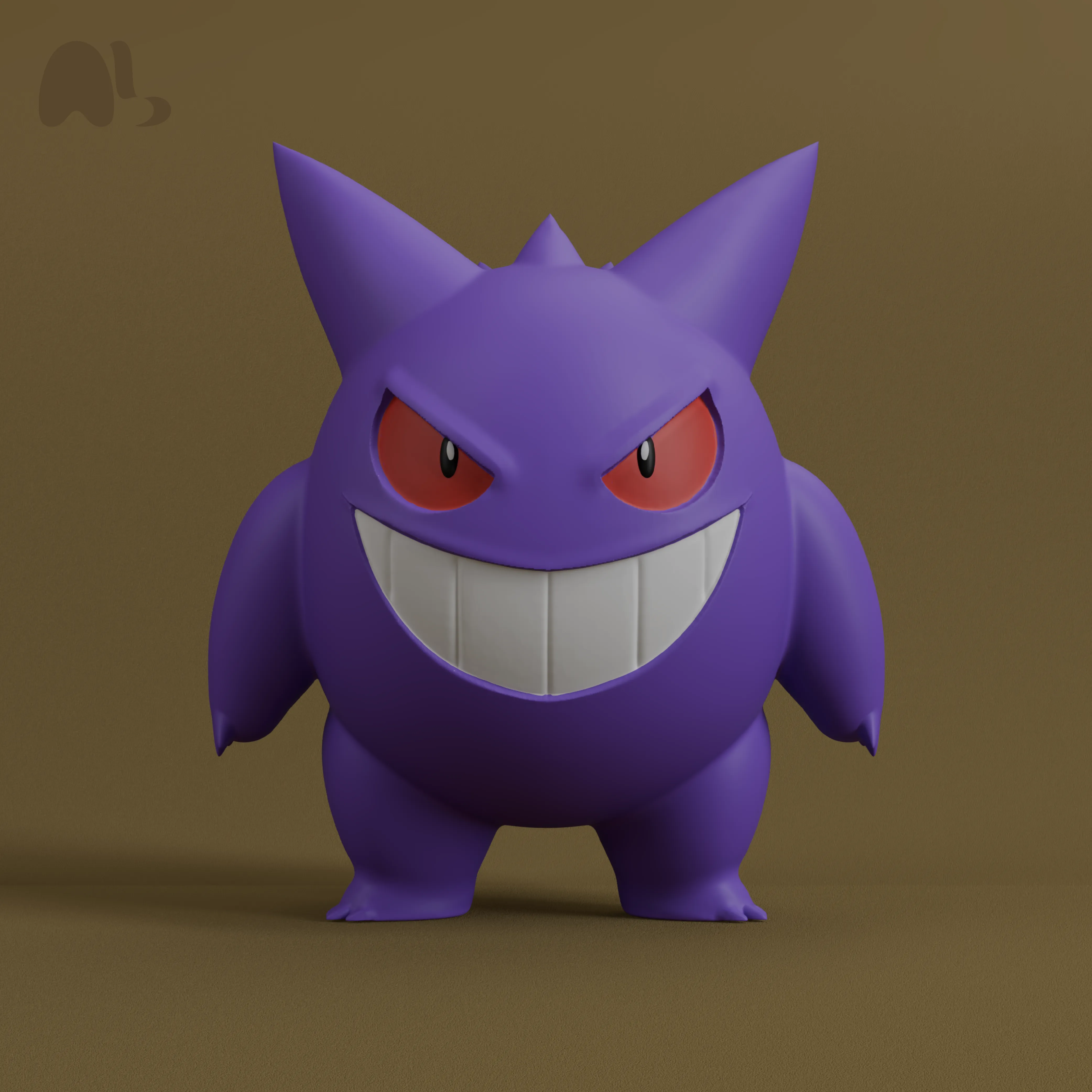 Characters & Creatures STL Download - Gengar Pokemonby Raul Penayo