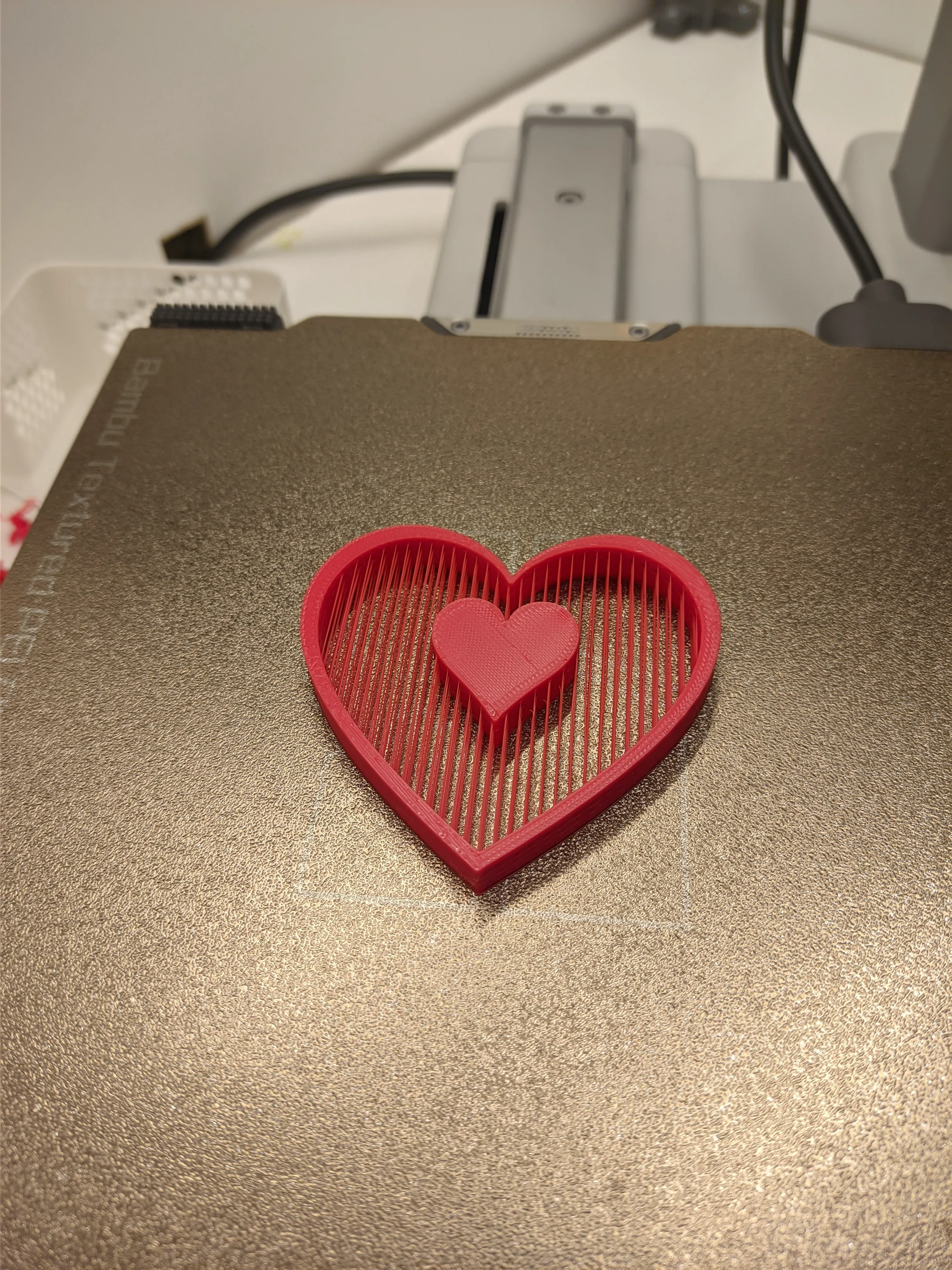 3D Printer Files | 3MF File | Love #3 - Suspended Heart (Valentine's Day) | Creality Cloud