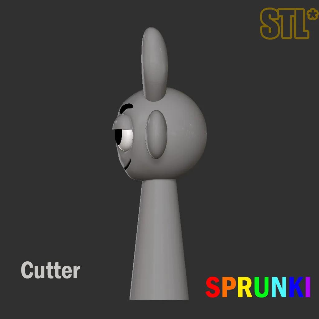 Characters & Creatures STL Download - Sprunki Incredibox Cutter Sprunki ...