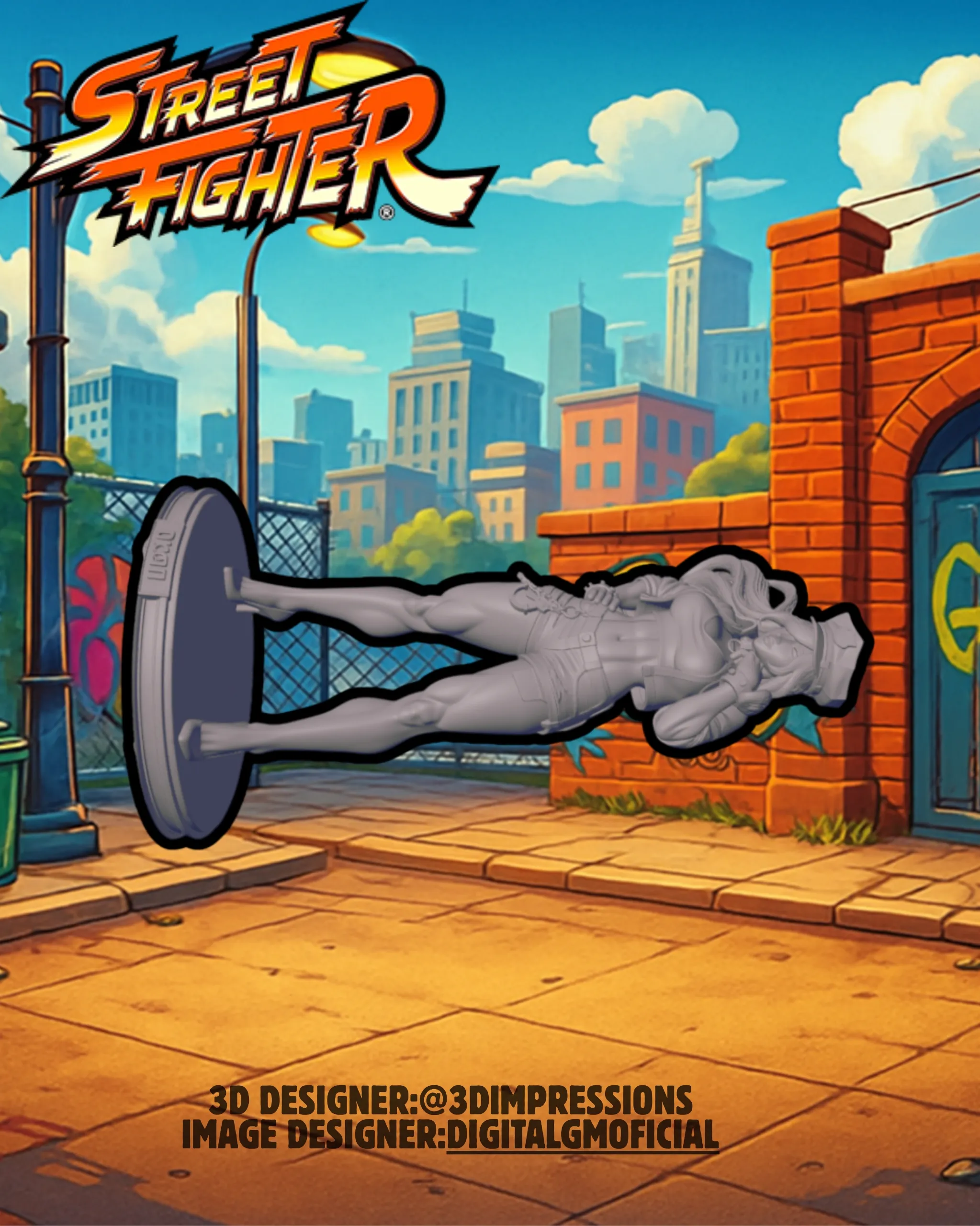 Characters & Creatures STL Download - Action Figure Street Fighter ...