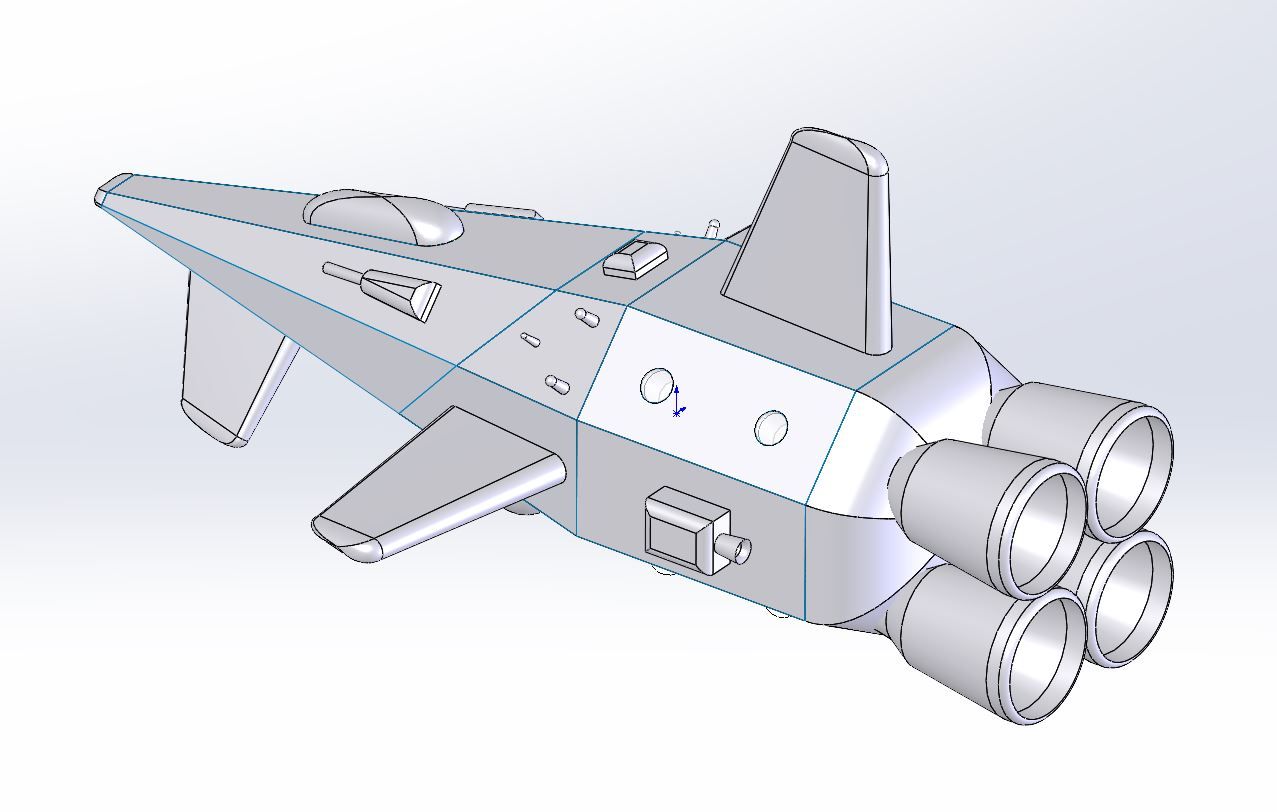 Starship | 3D models download | Creality Cloud