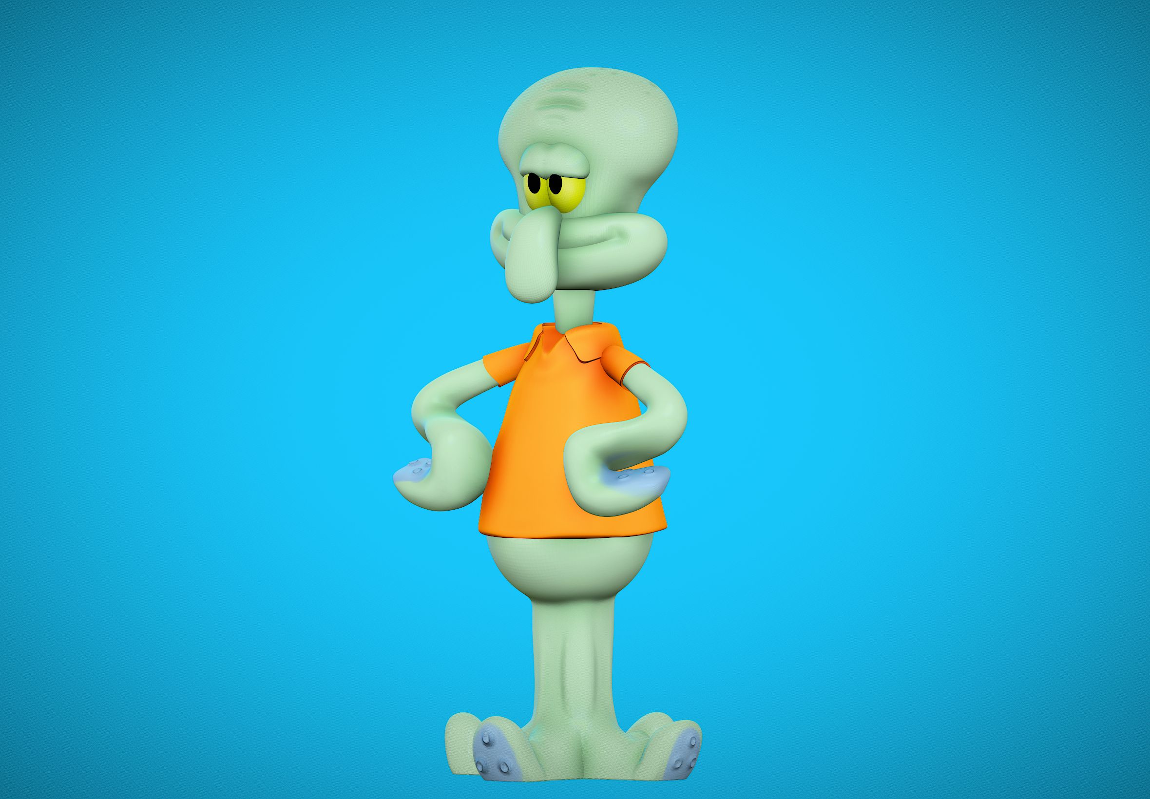 SQUIDWARD - Spongebob squarepants | 3D models download | Creality Cloud