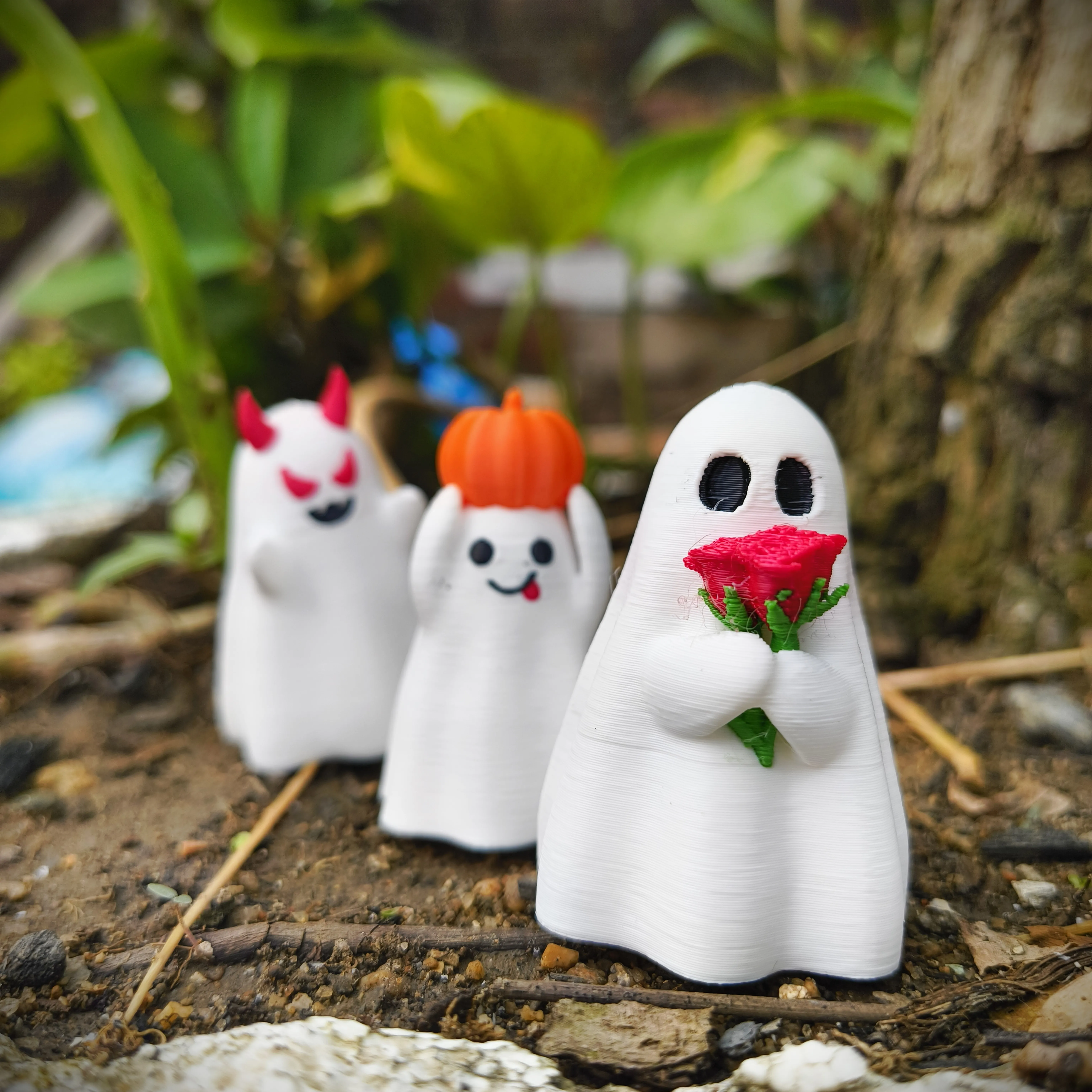 Halloween Special Cute Boo Ghost Collection | 3D models download ...