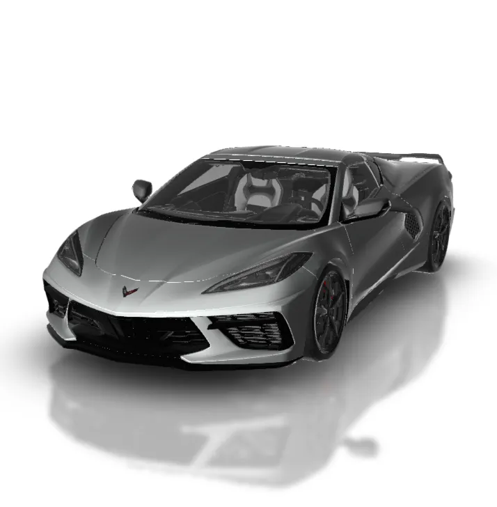 Vehicles & Machinery STL Download - Chevrolet Corvette C8 Stingray ...